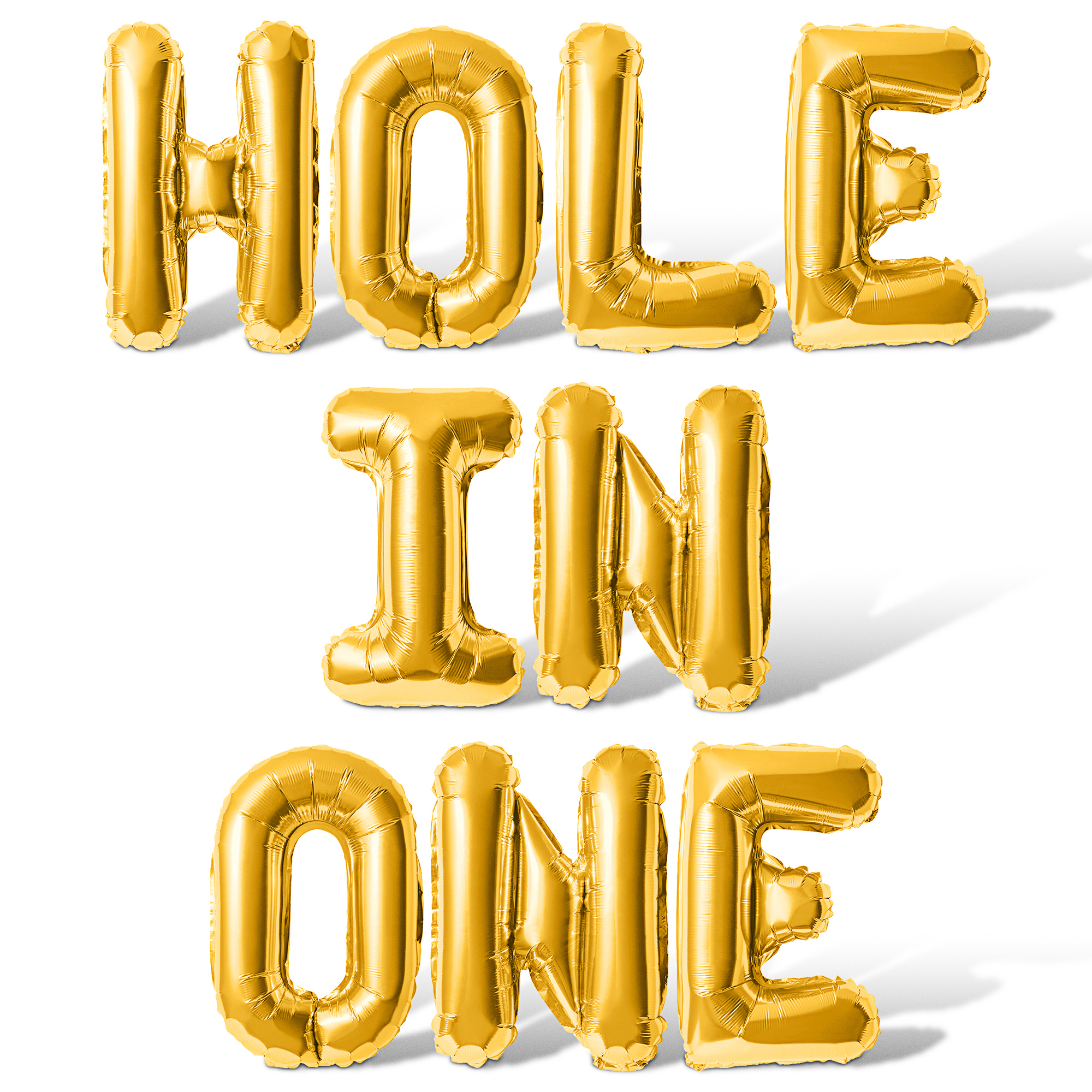 Letter Balloons - HOLE IN ONE 16" Inch Alphabet Letters Foil Mylar ...