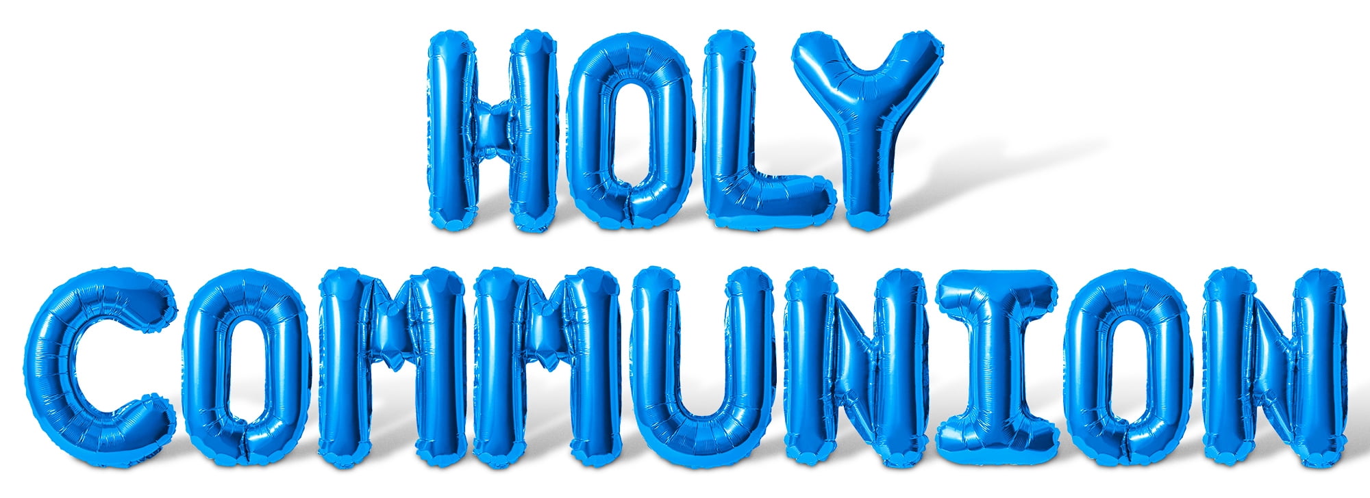Letter Balloons - HOLY COMMUNION 16" Inch Alphabet Letters Foil Mylar ...