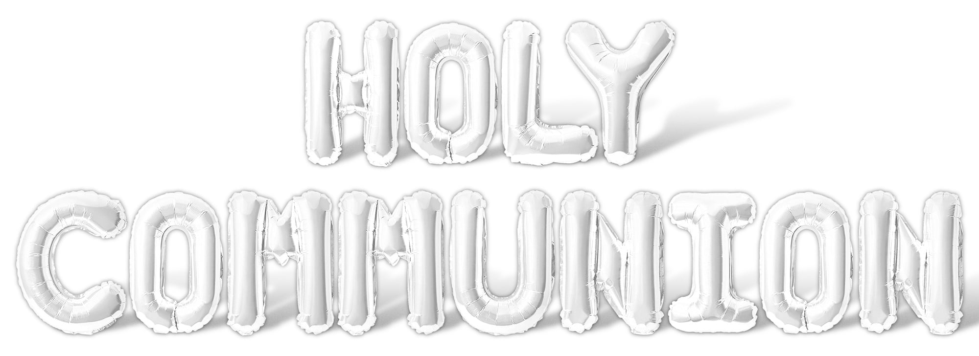 Letter Balloons - HOLY COMMUNION 16" Inch Alphabet Letters Foil Mylar ...