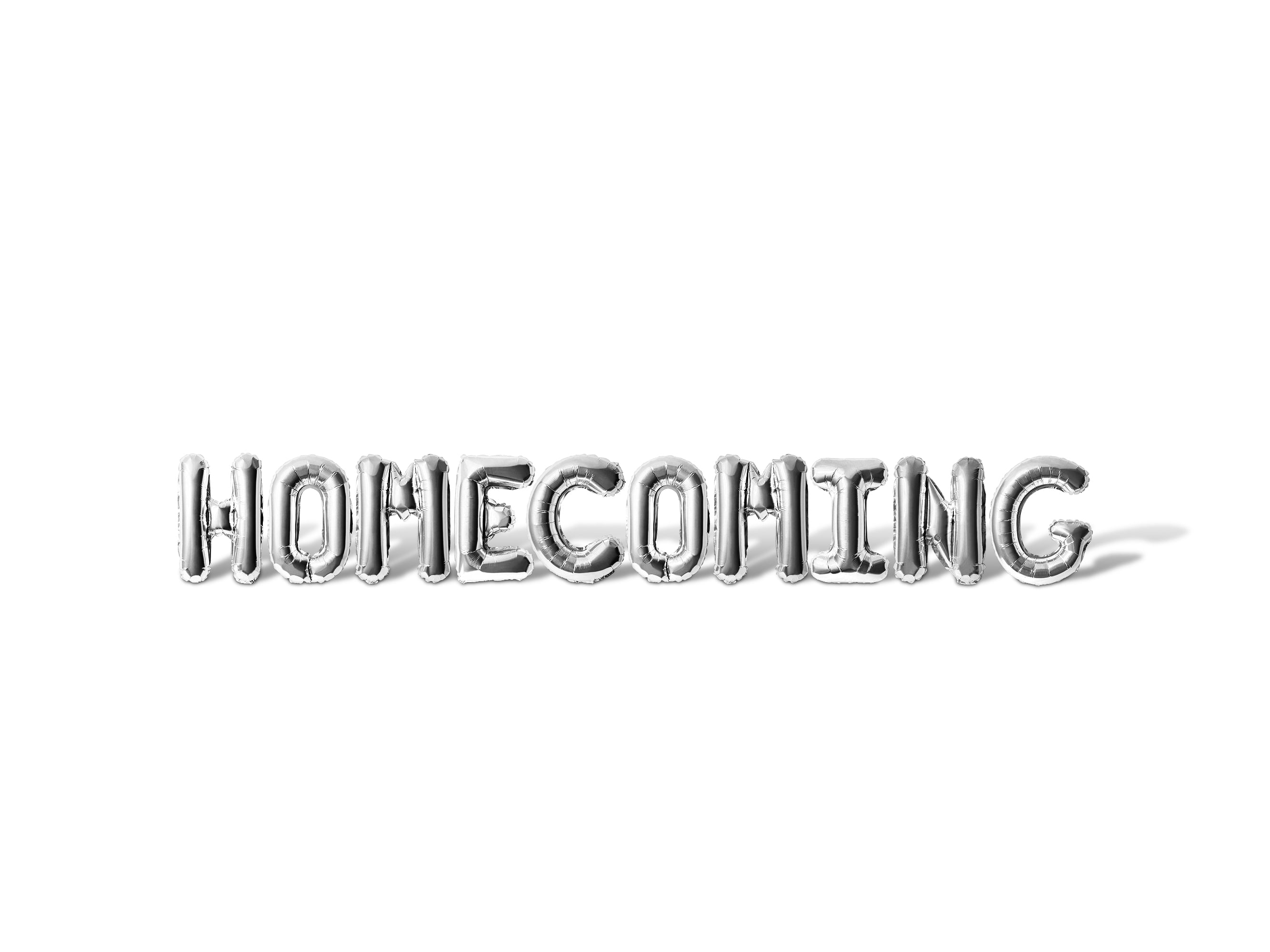 Letter Balloons - HOMECOMING 16" Inch Alphabet Letters Foil Mylar ...
