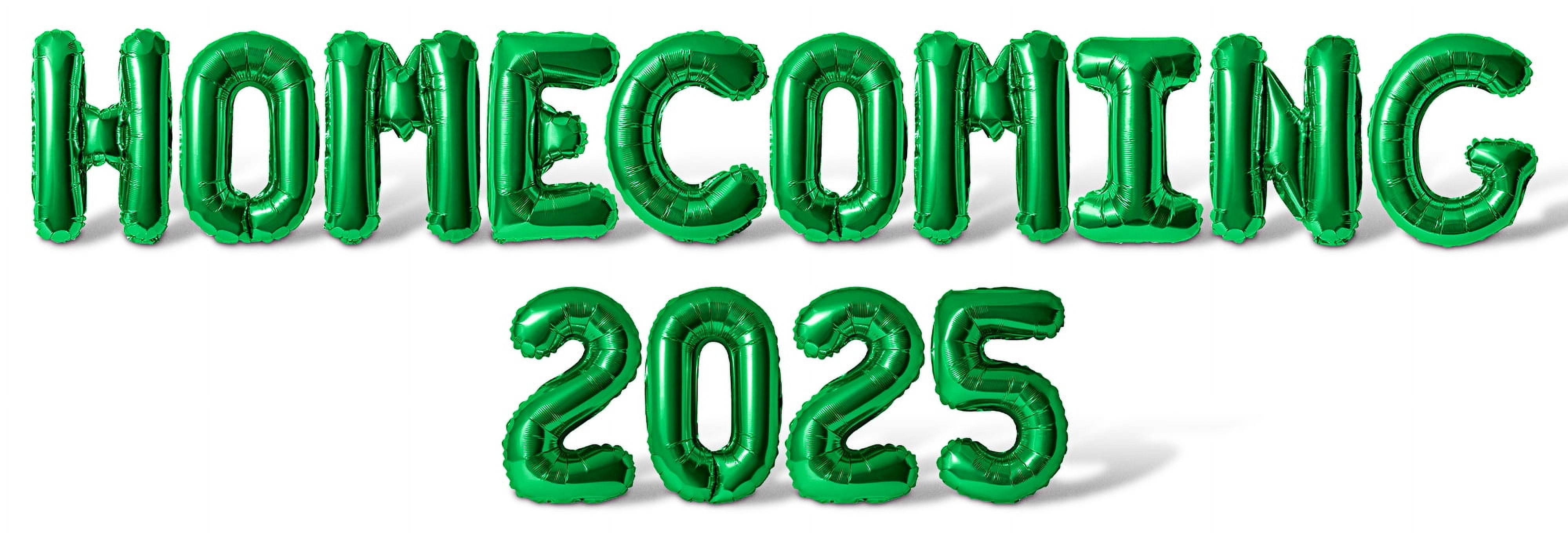 Letter Balloons - HOMECOMING 2025 16" Inch Alphabet Letters Foil Mylar ...