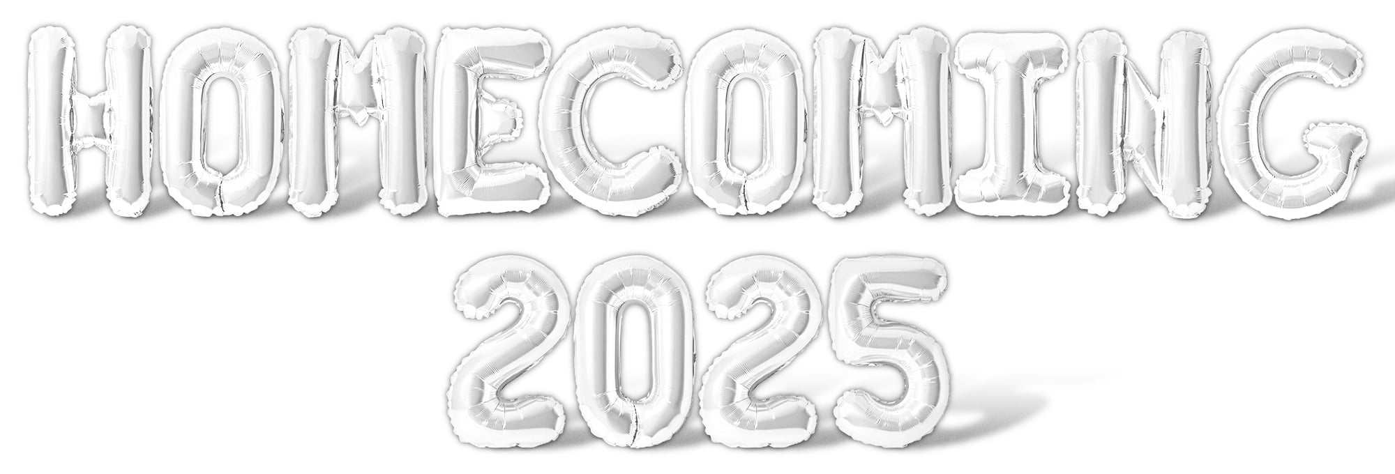 Letter Balloons - HOMECOMING 2025 16" Inch Alphabet Letters Foil Mylar ...