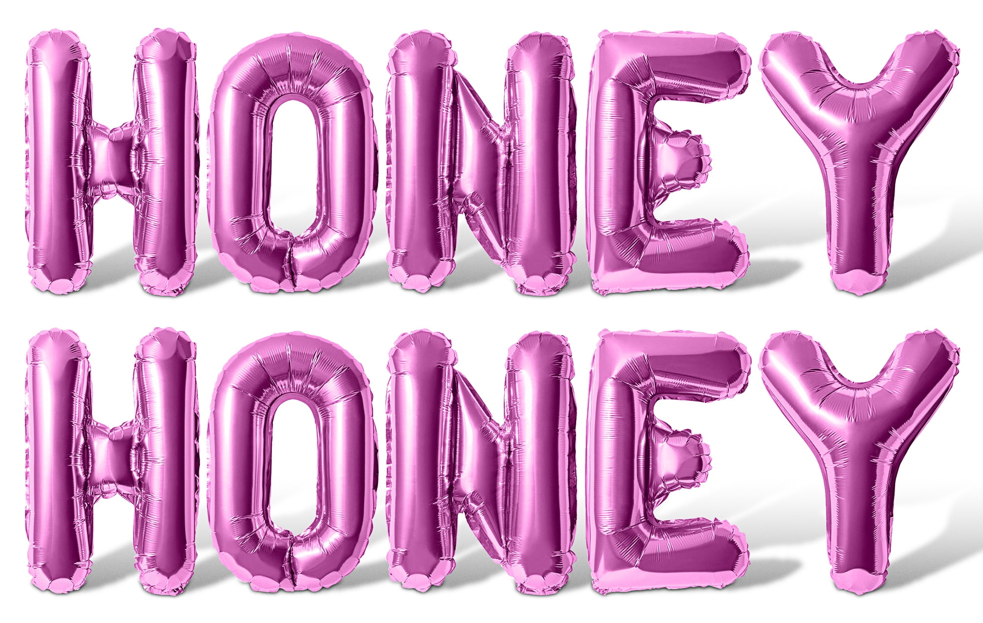 Letter Balloons - HONEY HONEY 16" Inch Alphabet Letters Foil Mylar ...