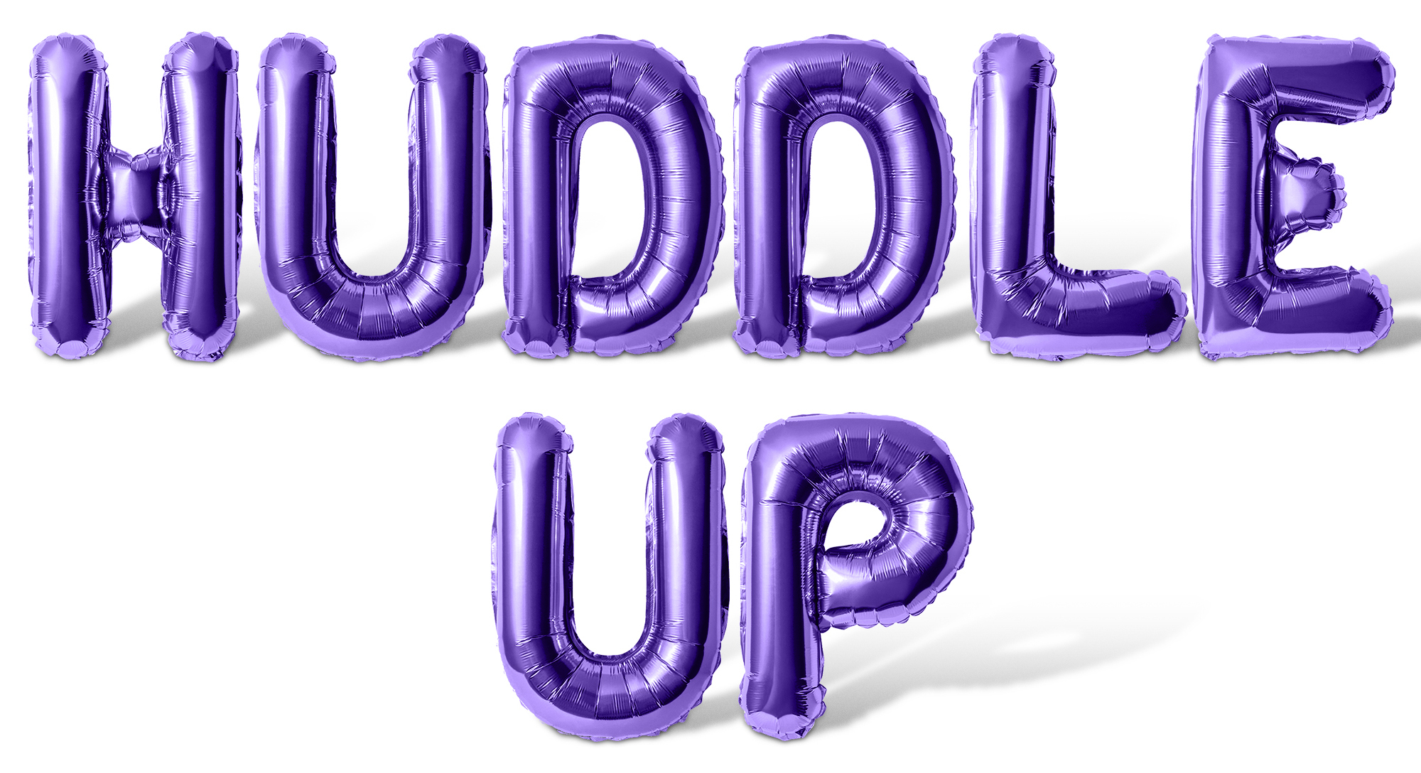 Letter Balloons - HUDDLE UP 16" Inch Alphabet Letters Foil Mylar ...