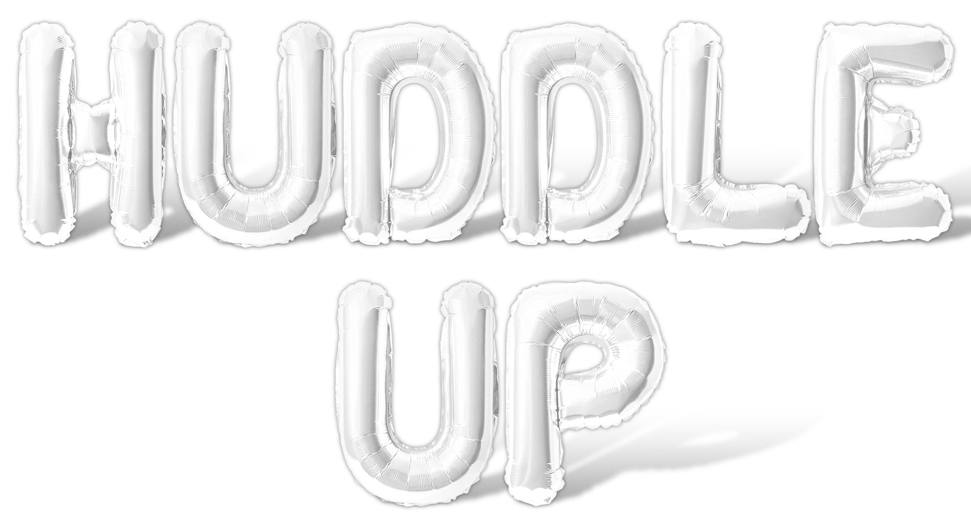 Letter Balloons - HUDDLE UP 16" Inch Alphabet Letters Foil Mylar ...