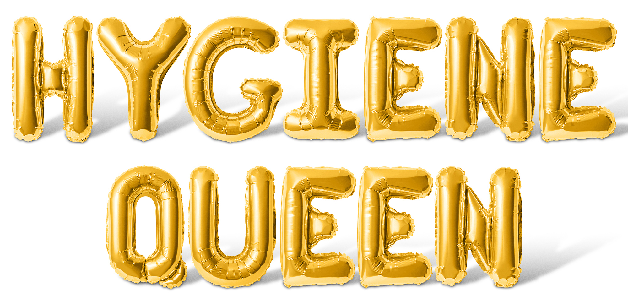 Letter Balloons - HYGIENE QUEEN 16" Inch Alphabet Letters Foil Mylar ...