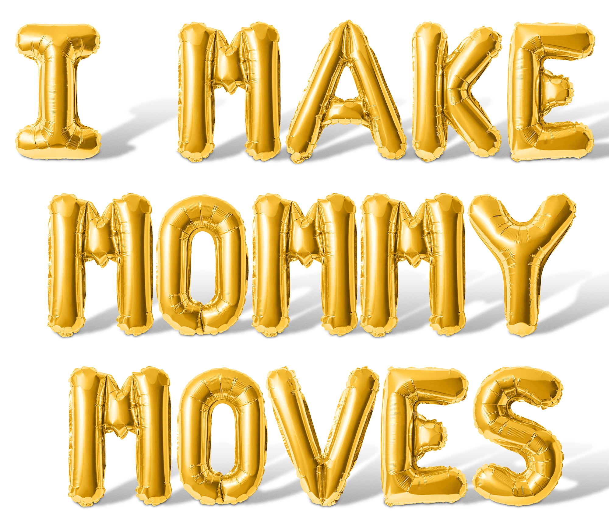 Letter Balloons - I MAKE MOMMY MOVES 16" Inch Alphabet Letters Foil ...