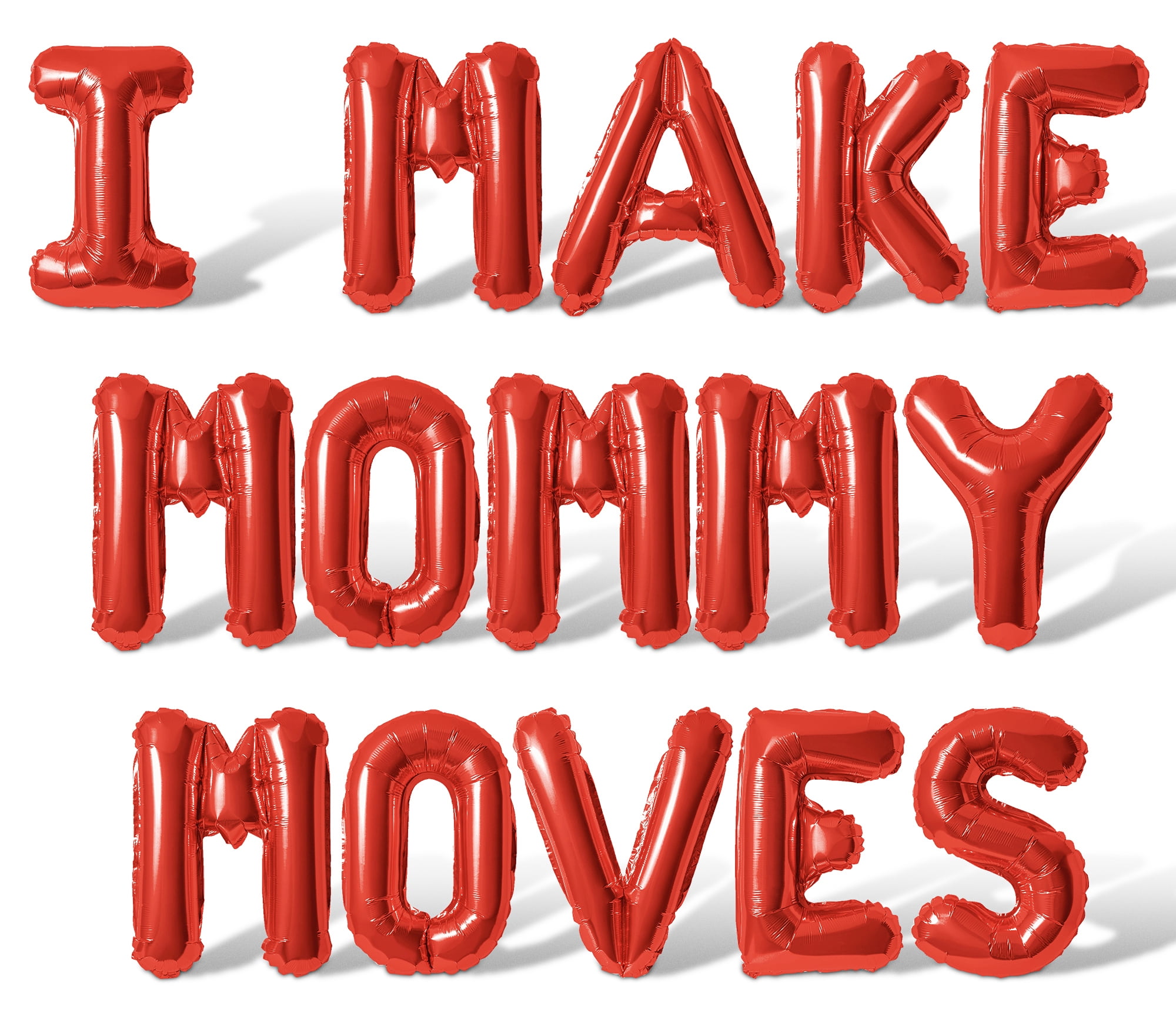 Letter Balloons - I MAKE MOMMY MOVES 16" Inch Alphabet Letters Foil ...