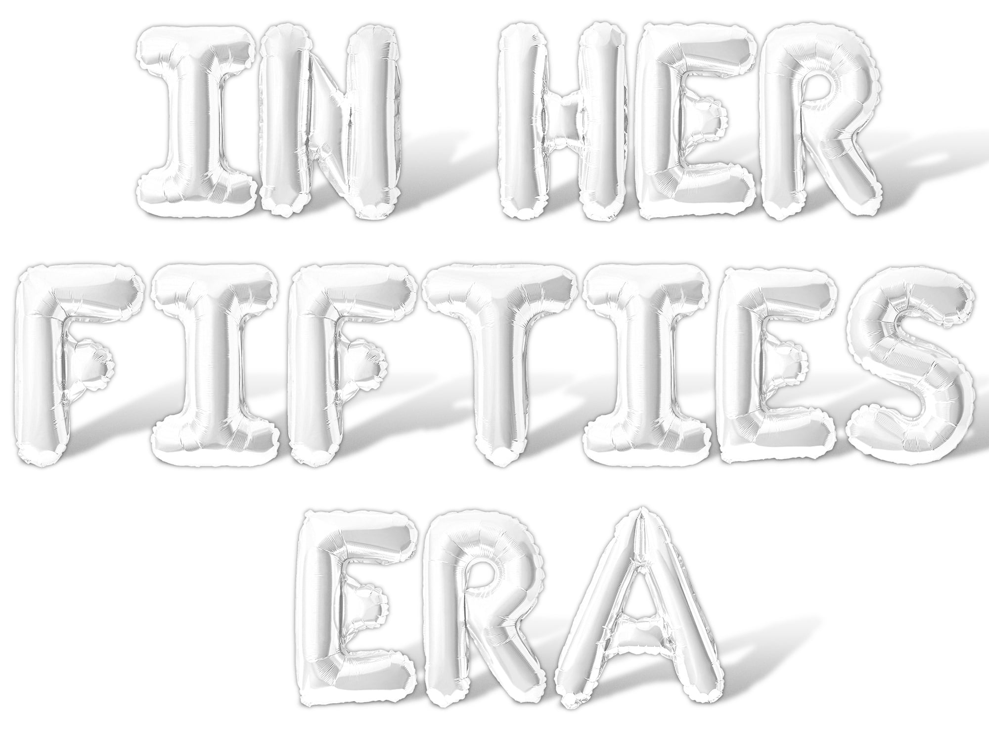 Letter Balloons - IN HER FIFTIES ERA 16" Inch Alphabet Letters Foil ...