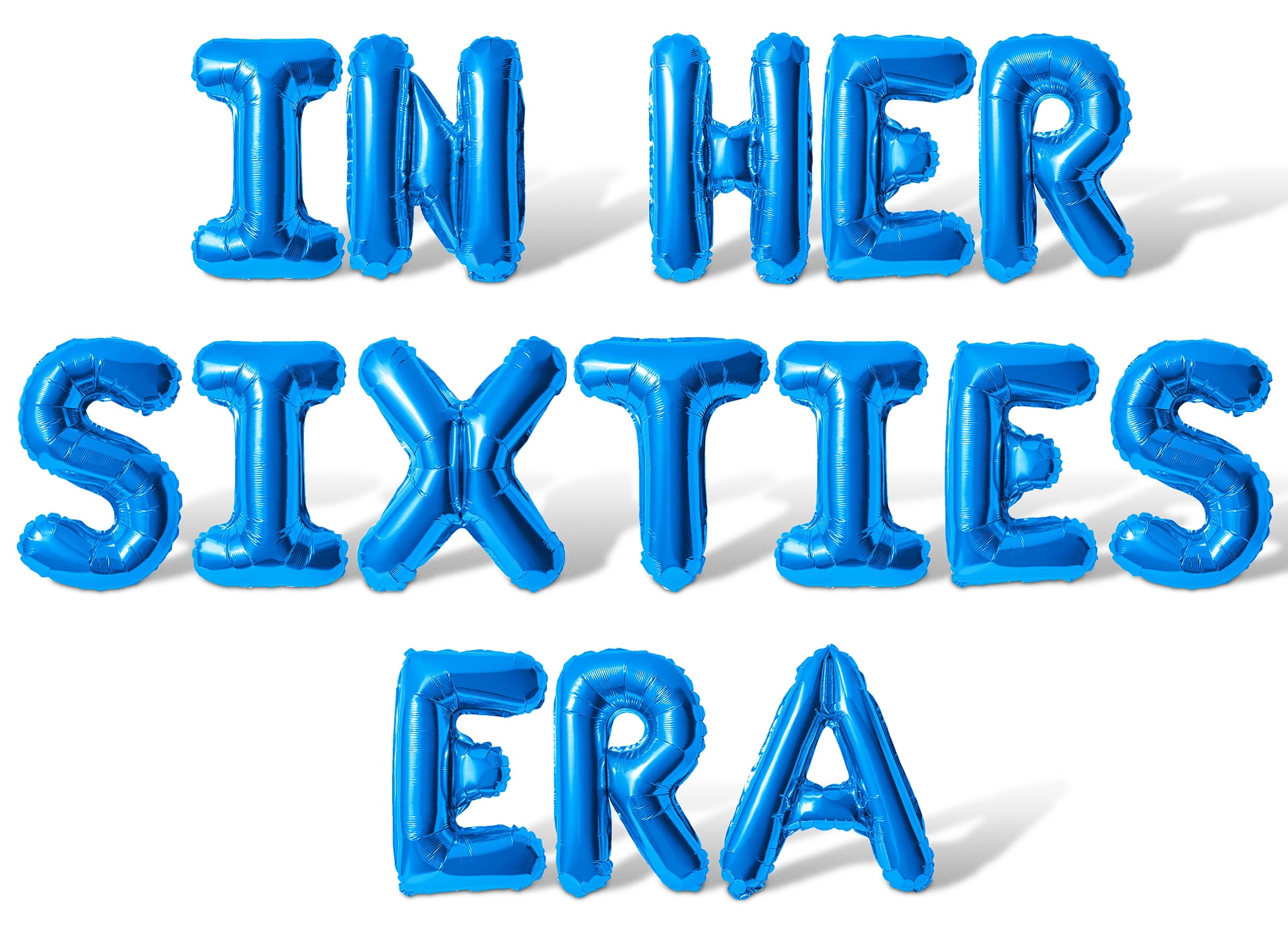Letter Balloons - IN HER SIXTIES ERA 16" Inch Alphabet Letters Foil ...