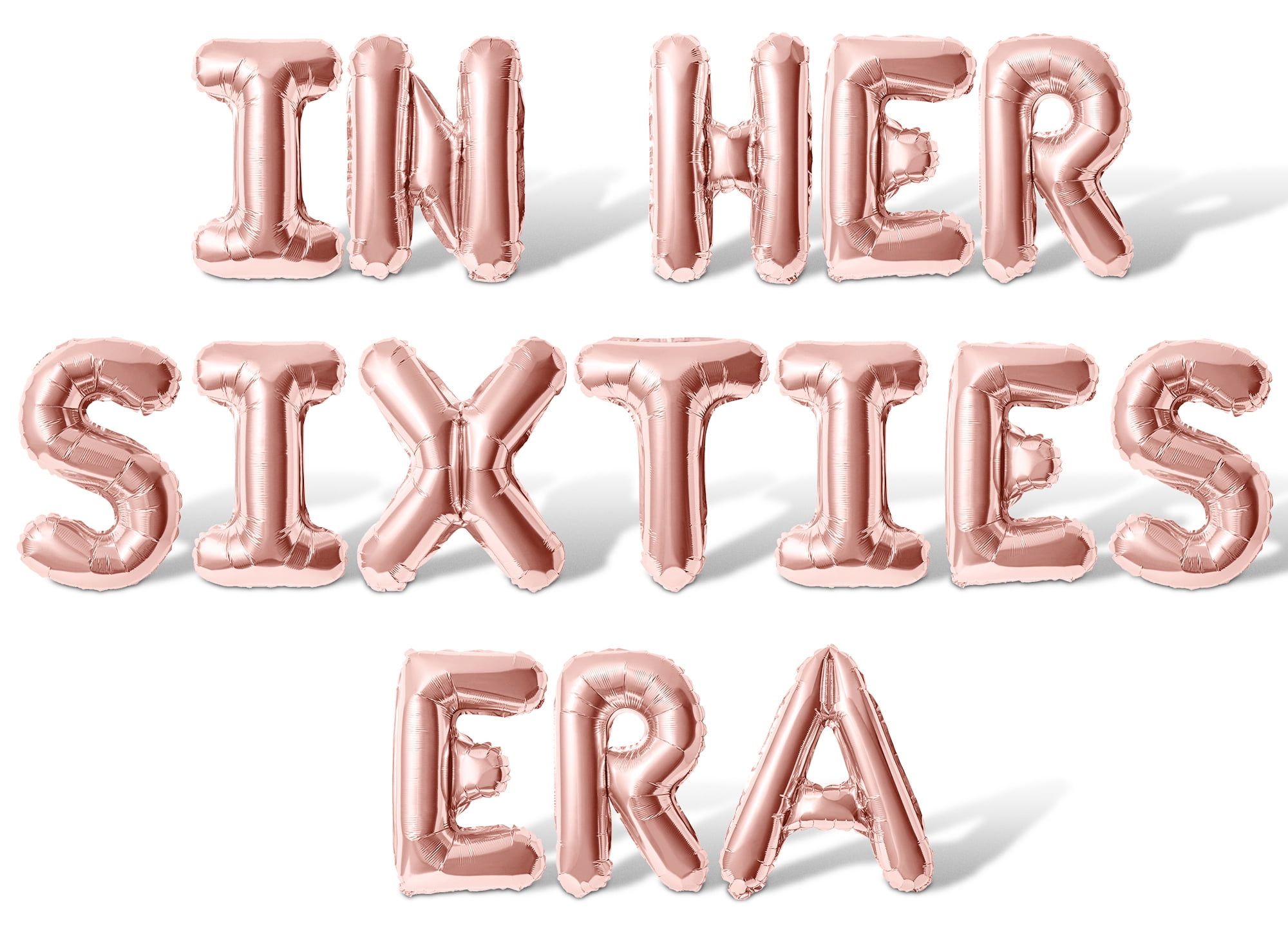 Letter Balloons - IN HER SIXTIES ERA 16" Inch Alphabet Letters Foil ...