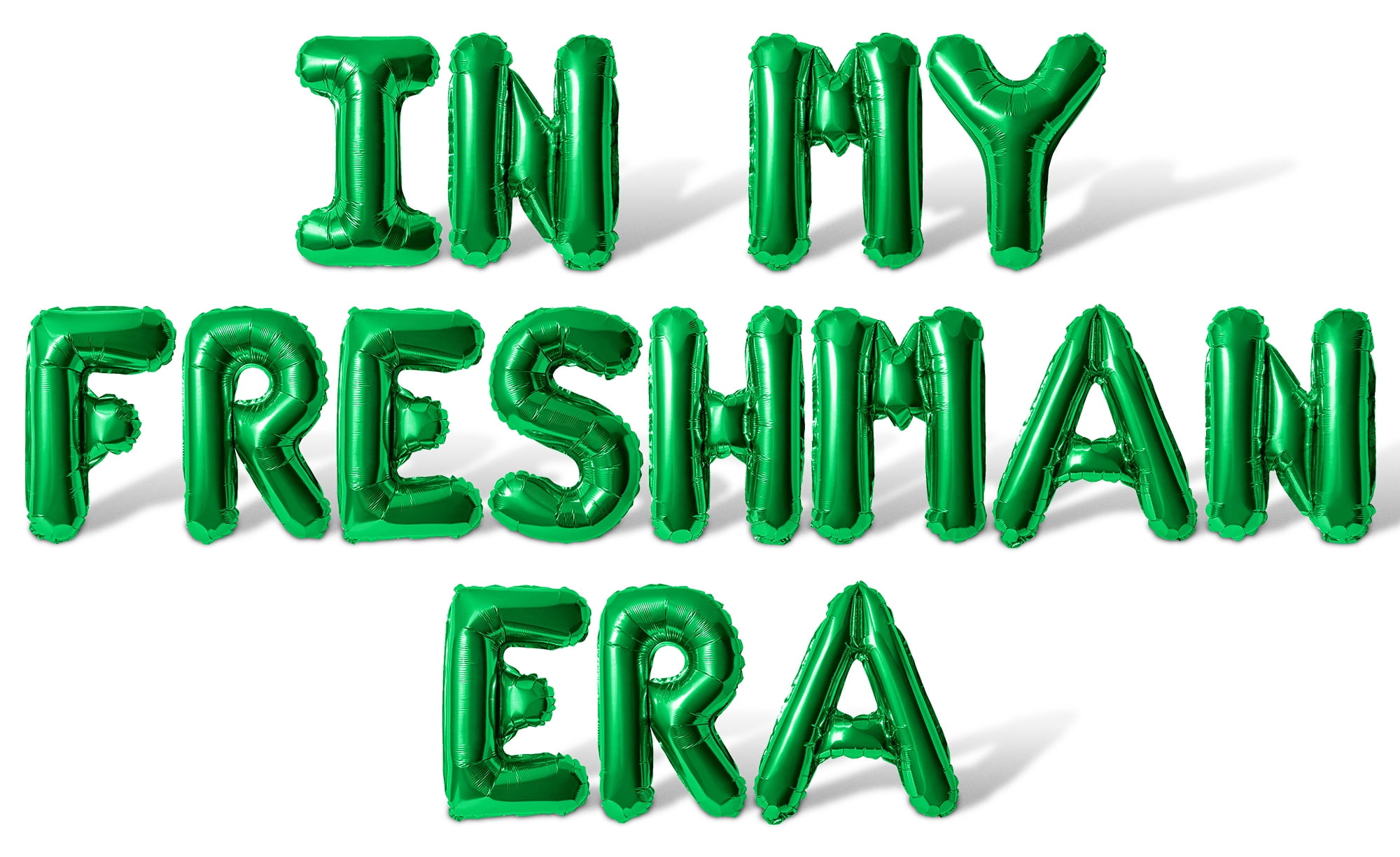 Letter Balloons - IN MY FRESHMAN ERA 16" Inch Alphabet Letters Foil ...