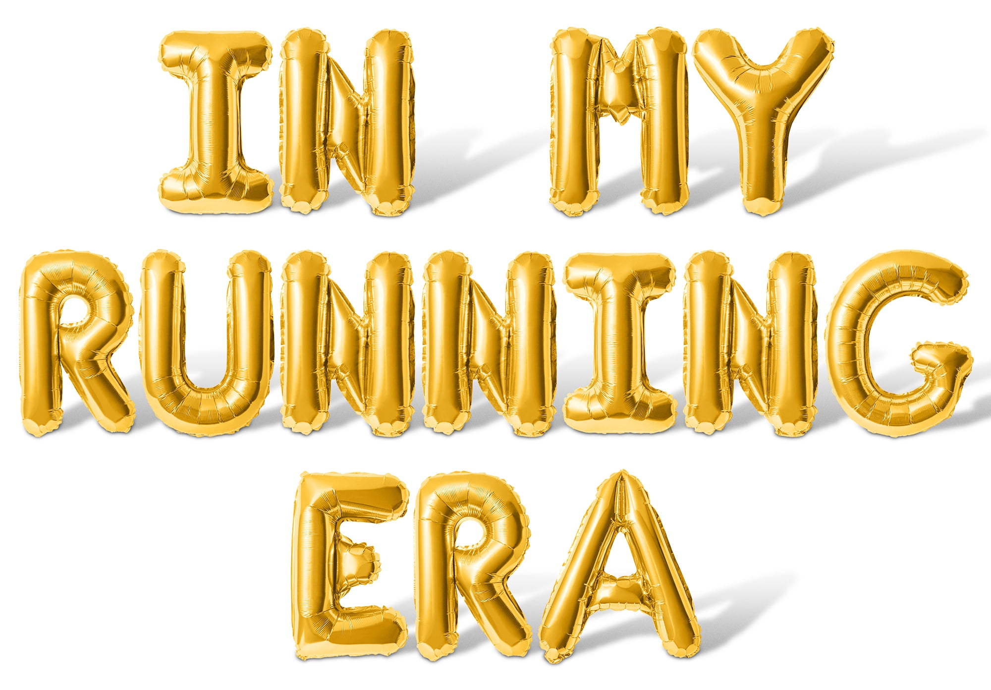 Letter Balloons - IN MY RUNNING ERA 16" Inch Alphabet Letters Foil ...