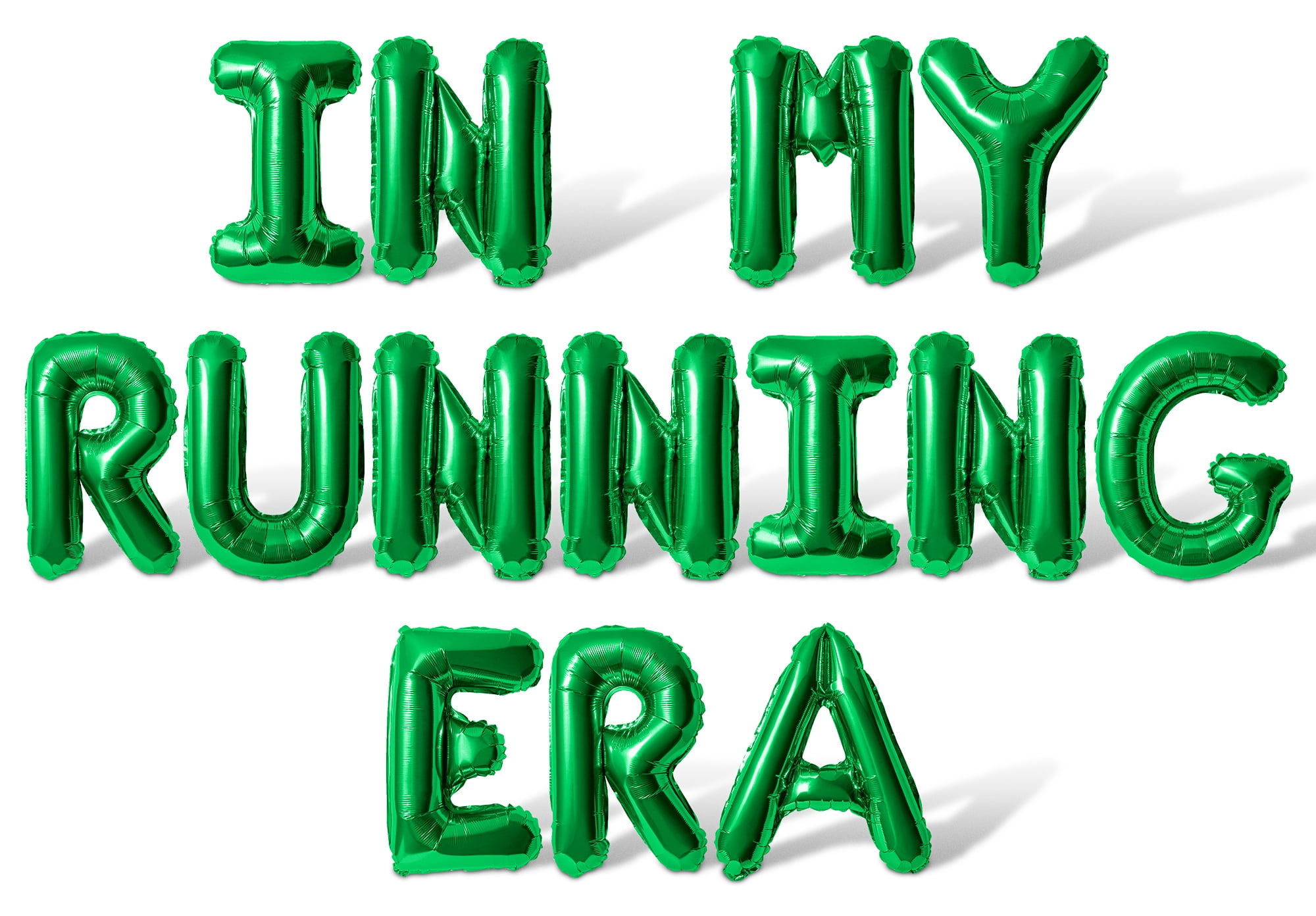 Letter Balloons - IN MY RUNNING ERA 16" Inch Alphabet Letters Foil ...