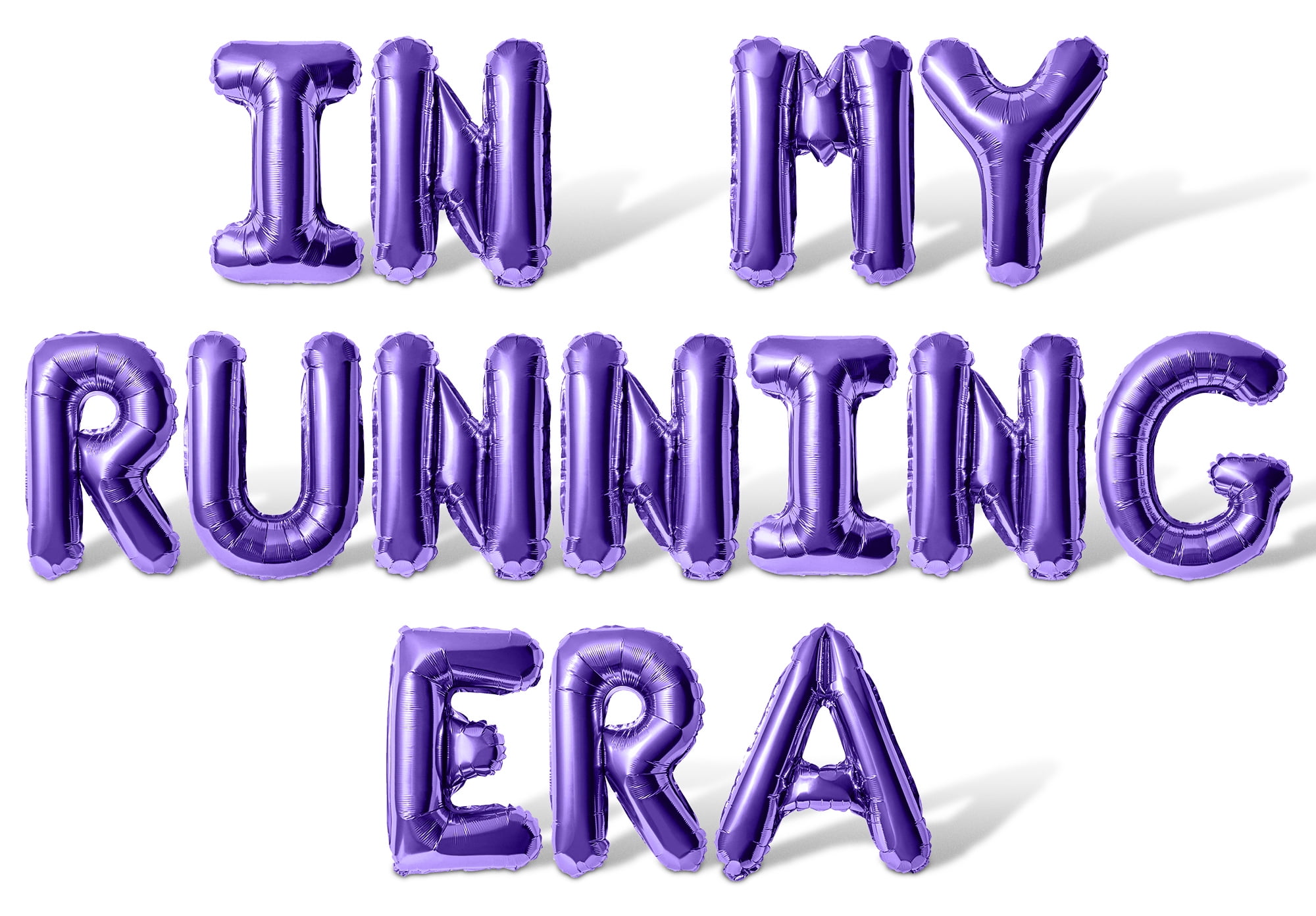 Letter Balloons - IN MY RUNNING ERA 16" Inch Alphabet Letters Foil ...