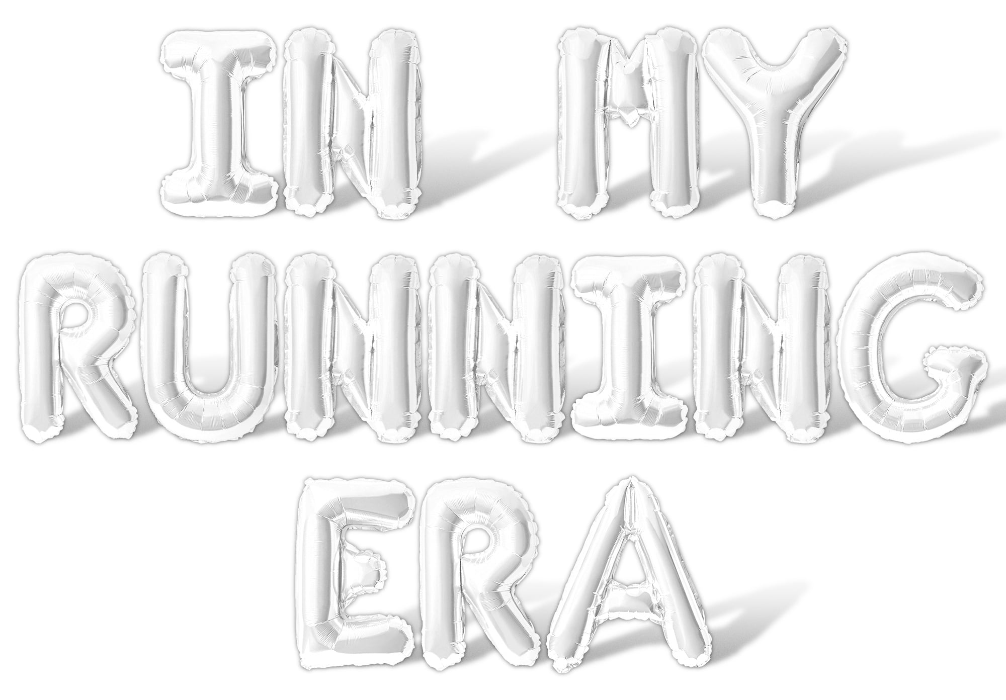 Letter Balloons - IN MY RUNNING ERA 16" Inch Alphabet Letters Foil ...