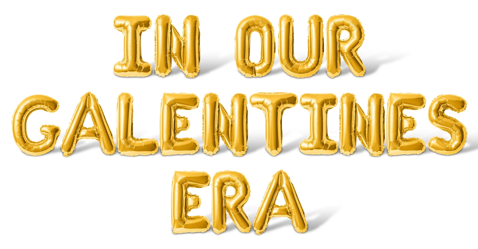 Letter Balloons - IN OUR GALENTINES ERA 16" Inch Alphabet Letters Foil ...