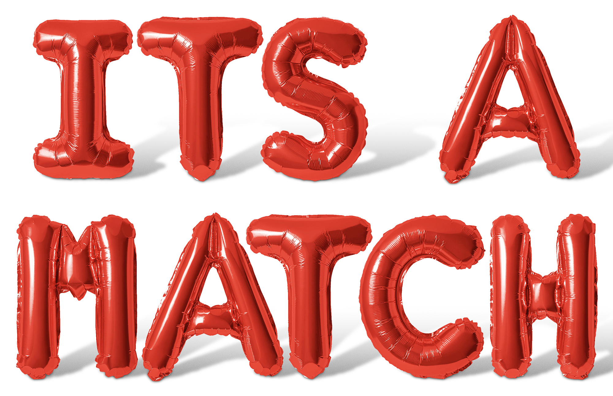 Letter Balloons - ITS A MATCH 16" Inch Alphabet Letters Foil Mylar ...