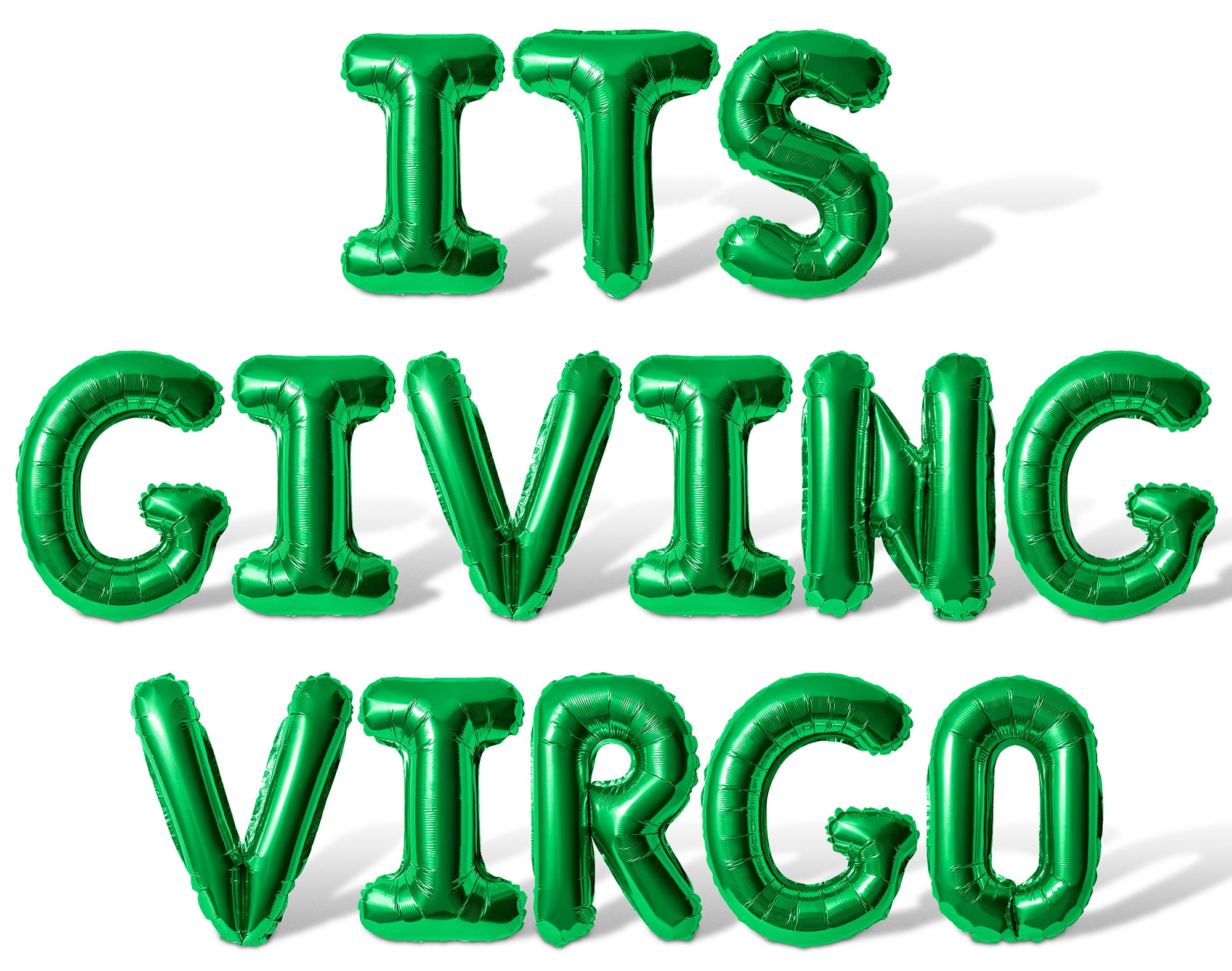 Letter Balloons - ITS GIVING LIBRA 16" Inch Alphabet Letters Foil Mylar ...