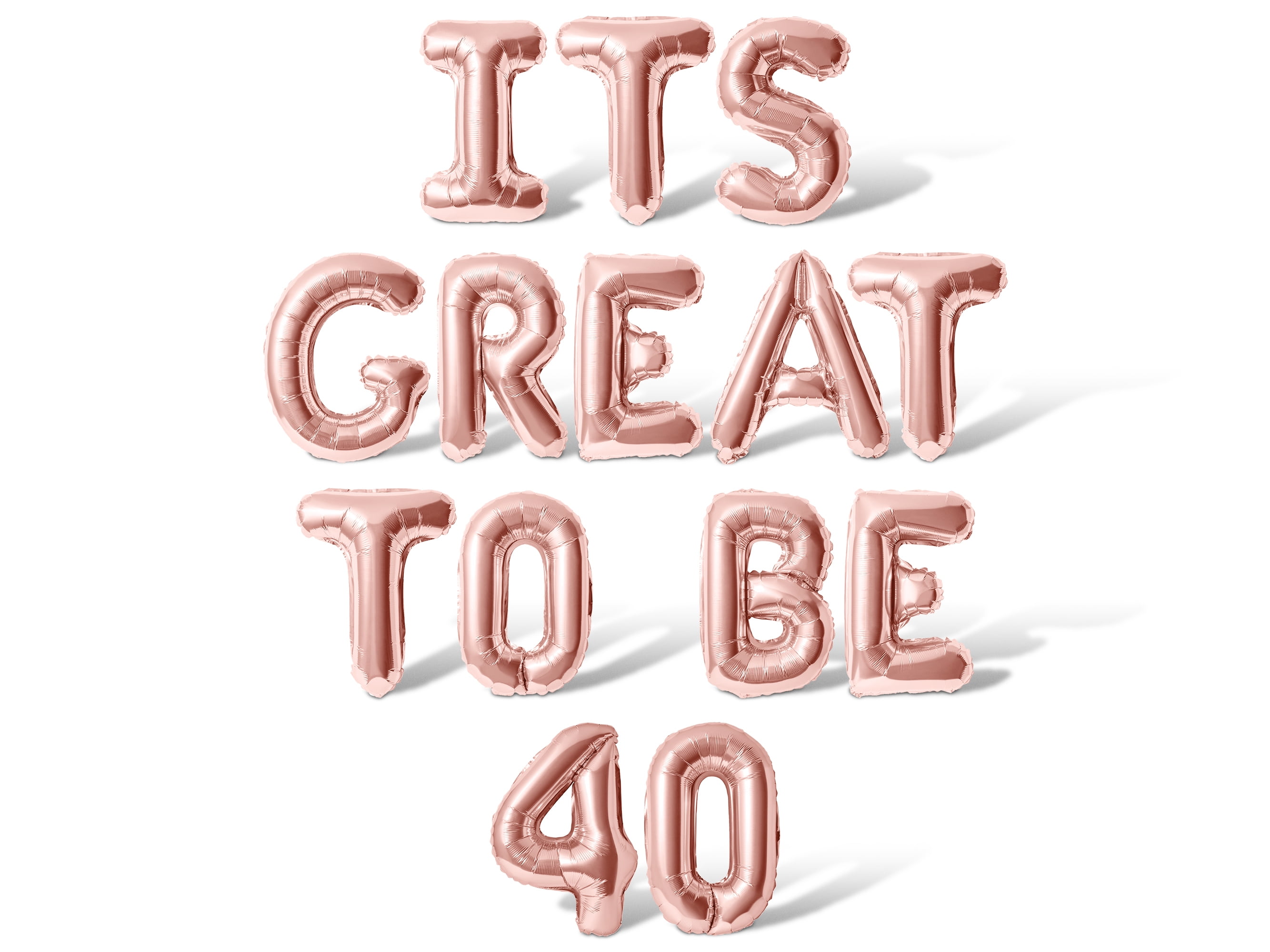 Letter Balloons - ITS GREAT TO BE 40 16" Inch Alphabet Letters Foil ...