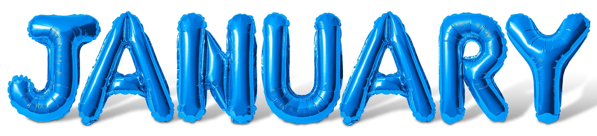Letter Balloons - JANUARY 16" Inch Alphabet Letters Foil Mylar Balloon ...