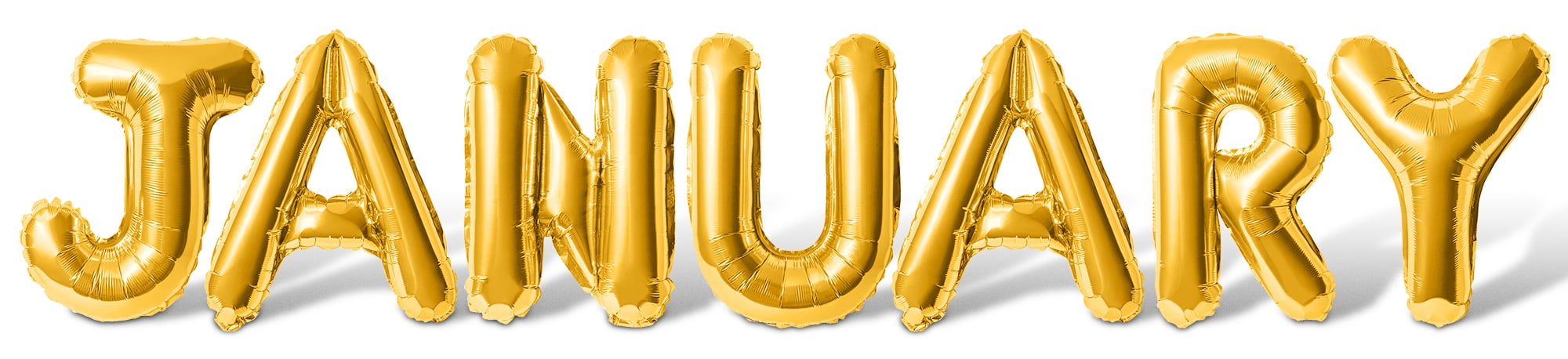 Letter Balloons - JANUARY 16" Inch Alphabet Letters Foil Mylar Balloon ...