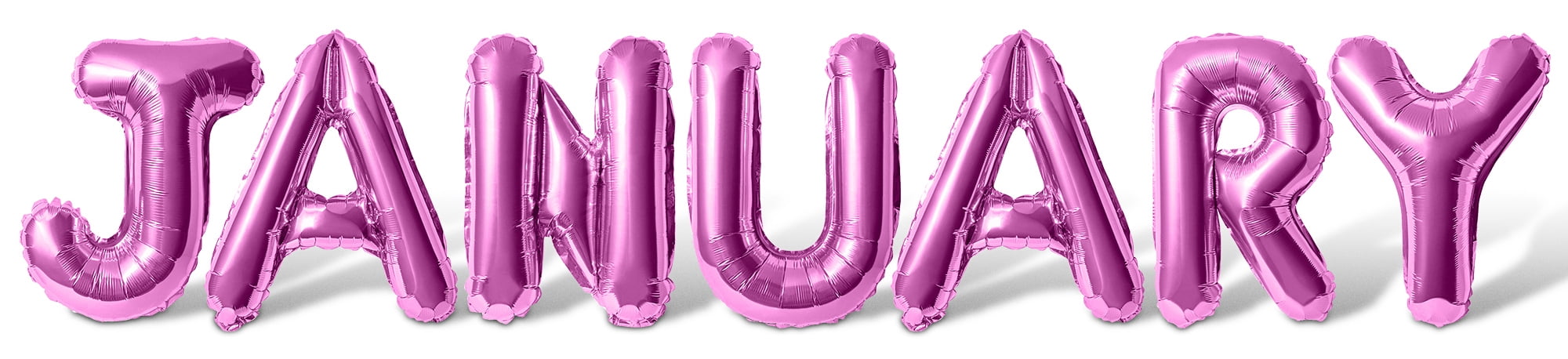 Letter Balloons - JANUARY 16" Inch Alphabet Letters Foil Mylar Balloon ...