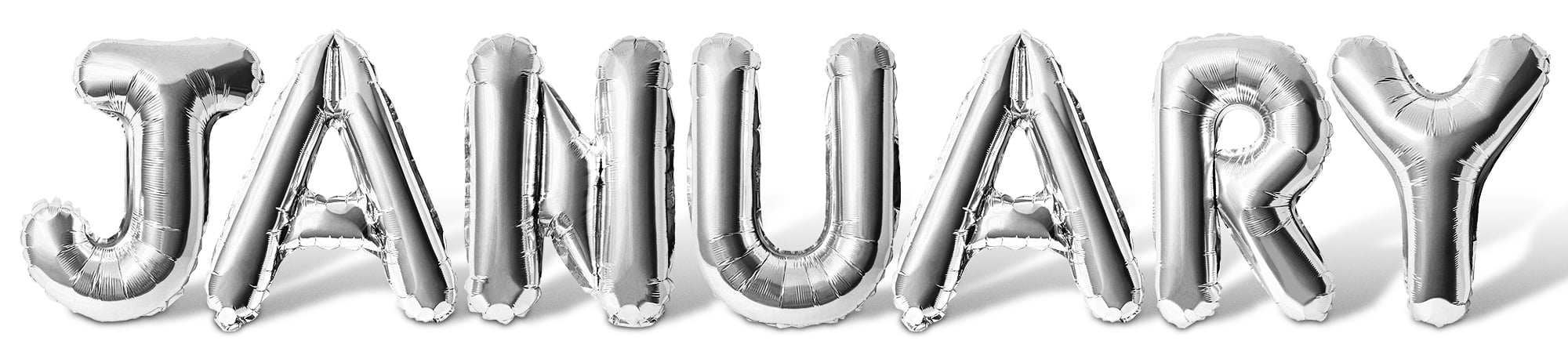 Letter Balloons - JANUARY 16" Inch Alphabet Letters Foil Mylar Balloon ...