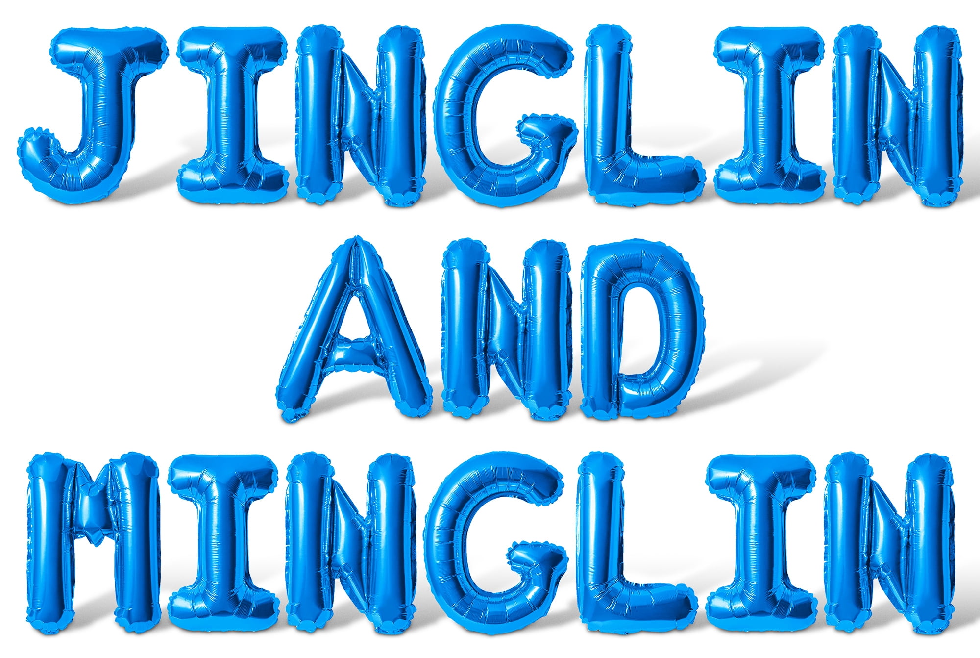 Letter Balloons - JINGLIN AND MINGLIN 16" Inch Alphabet Letters Foil ...