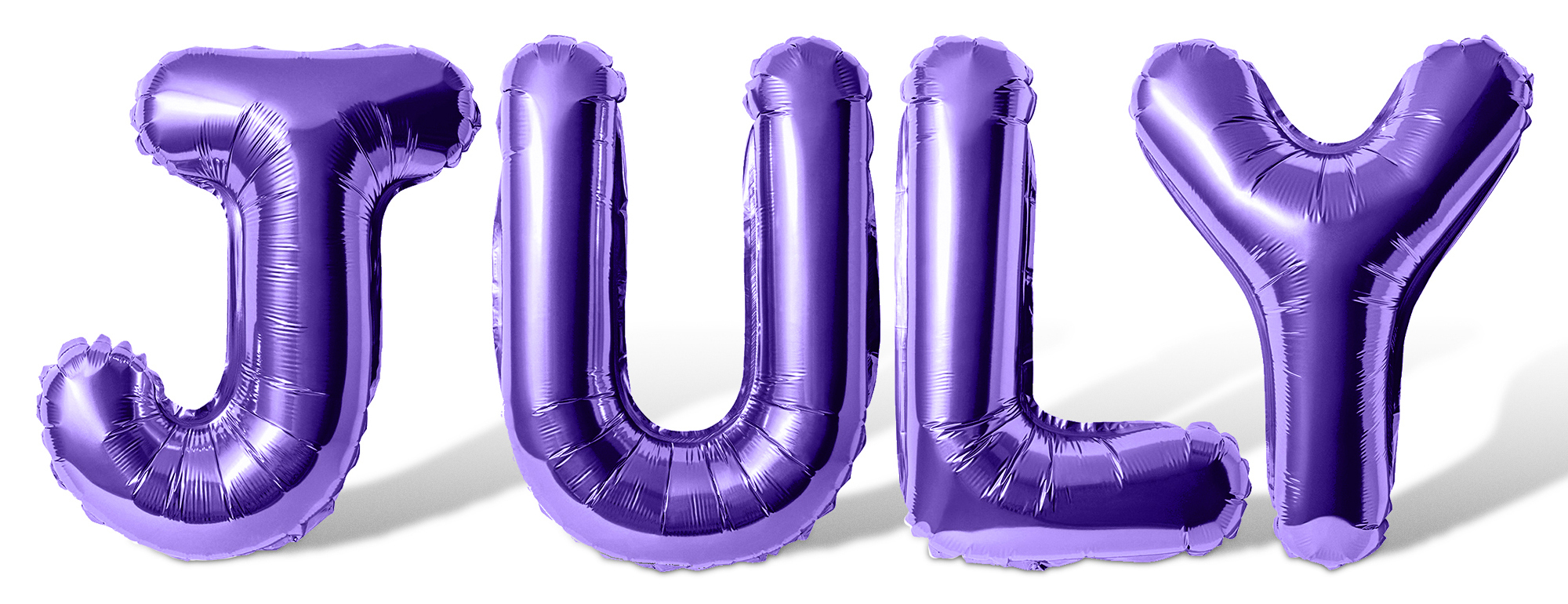 Letter Balloons - JULY 16" Inch Alphabet Letters Foil Mylar Balloon ...