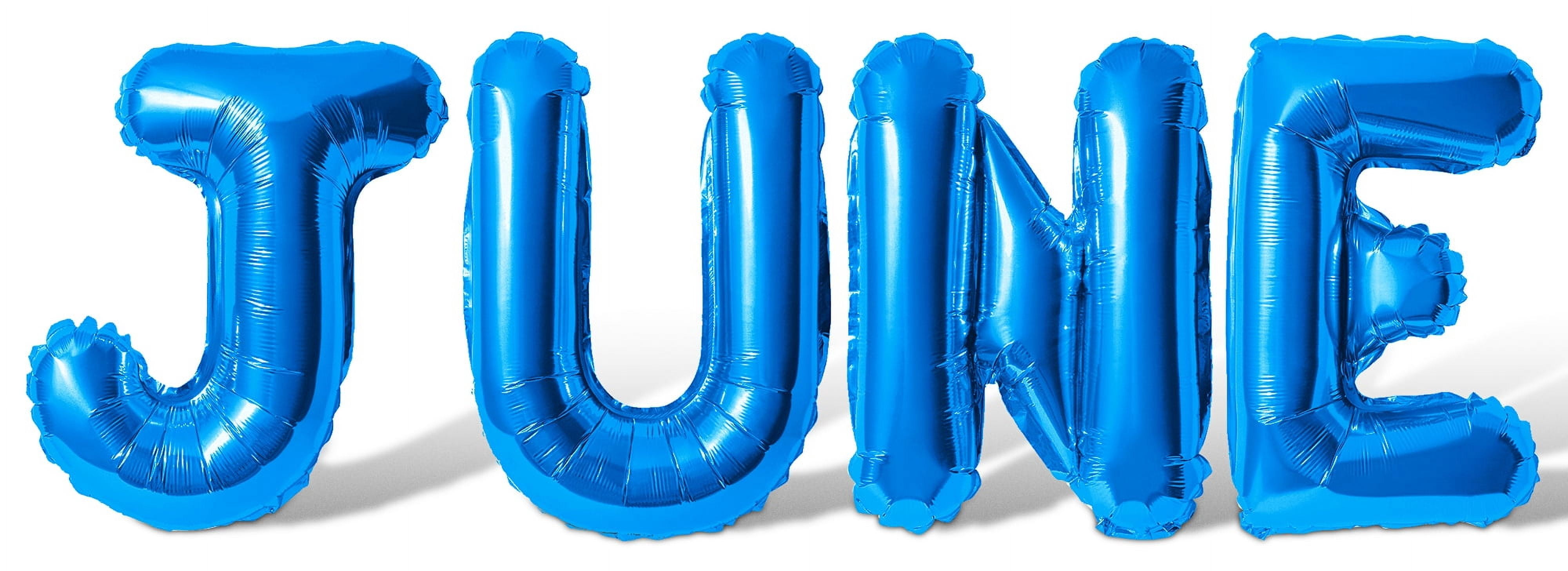 Letter Balloons - JUNE 16" Inch Alphabet Letters Foil Mylar Balloon ...