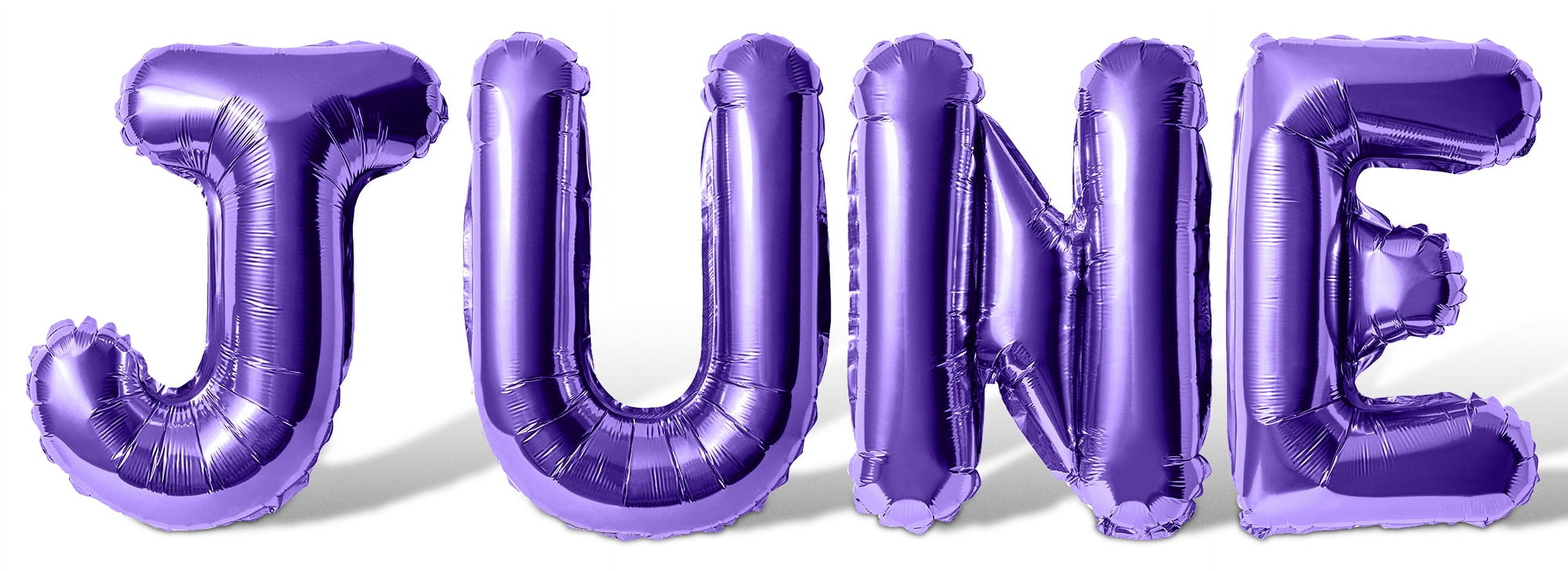 Letter Balloons - JUNE 16" Inch Alphabet Letters Foil Mylar Balloon ...