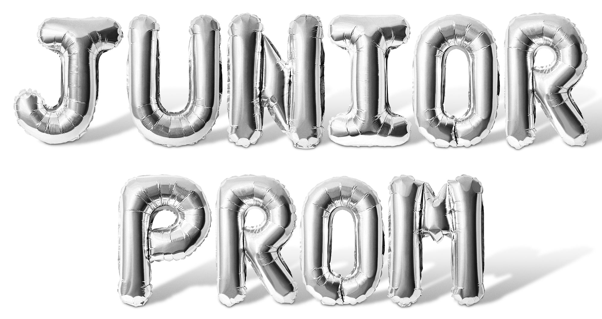 Letter Balloons - JUNIOR PROM 16" Inch Alphabet Letters Foil Mylar ...