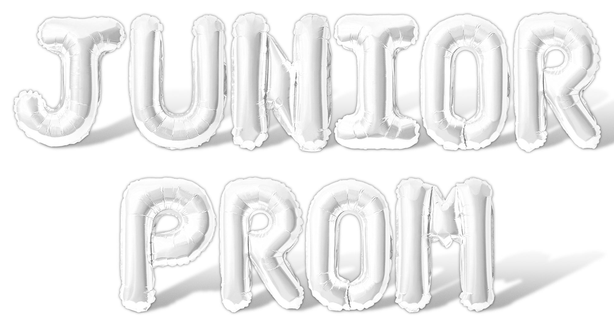 Letter Balloons - JUNIOR PROM 16" Inch Alphabet Letters Foil Mylar ...