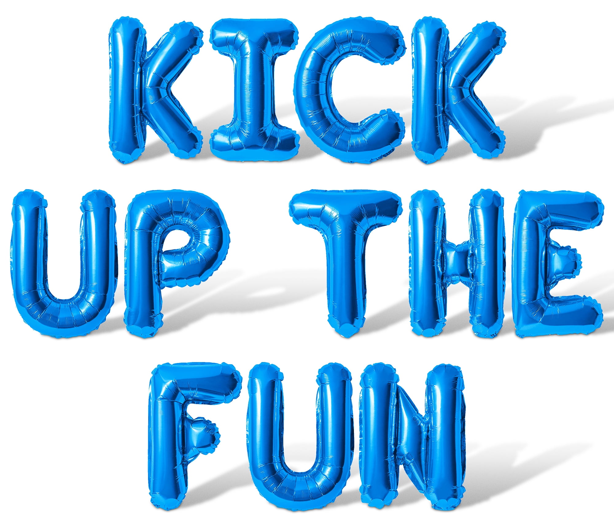 Letter Balloons - KICK UP THE FUN 16" Inch Alphabet Letters Foil Mylar ...