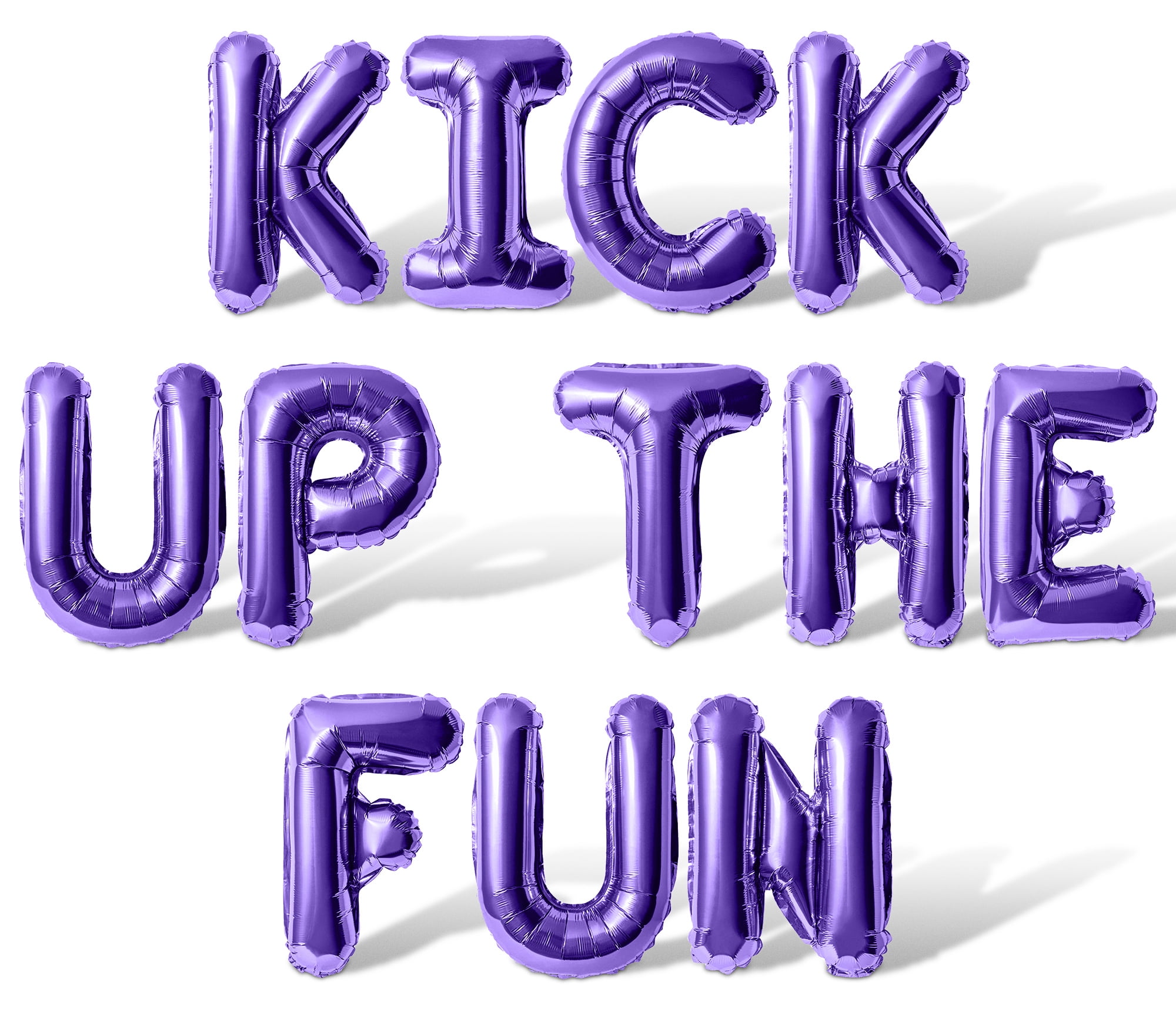 Letter Balloons - KICK UP THE FUN 16" Inch Alphabet Letters Foil Mylar ...