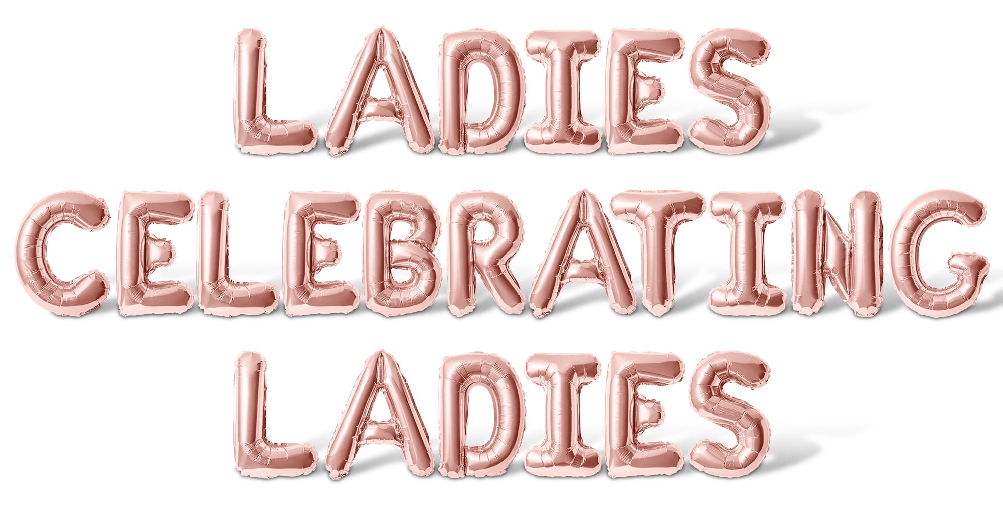 Letter Balloons - LADIES CELEBRATING LADIES 16" Inch Alphabet Letters ...