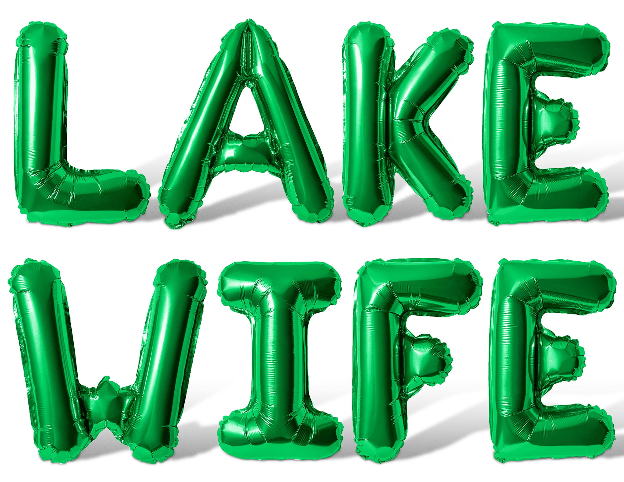 Letter Balloons - LAKE WIFE 16" Inch Alphabet Letters Foil Mylar ...