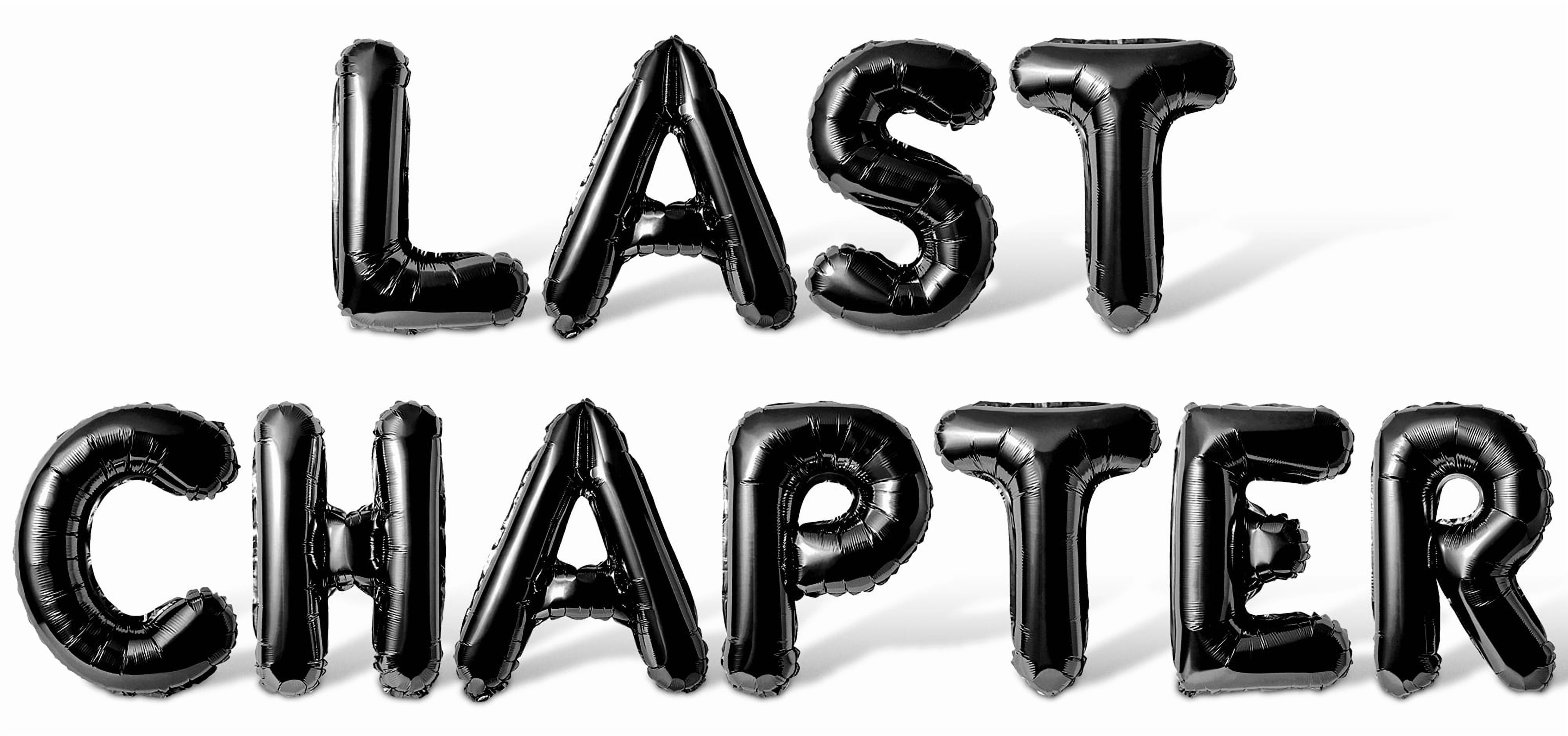 Letter Balloons - LAST CHAPTER 16" Inch Alphabet Letters Foil Mylar ...