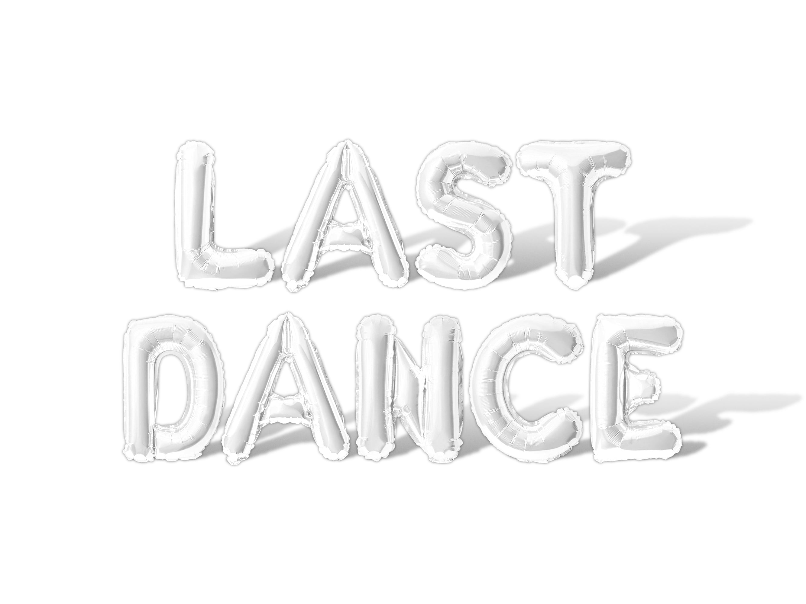 Letter Balloons - LAST DANCE 16" Inch Alphabet Letters Foil Mylar ...