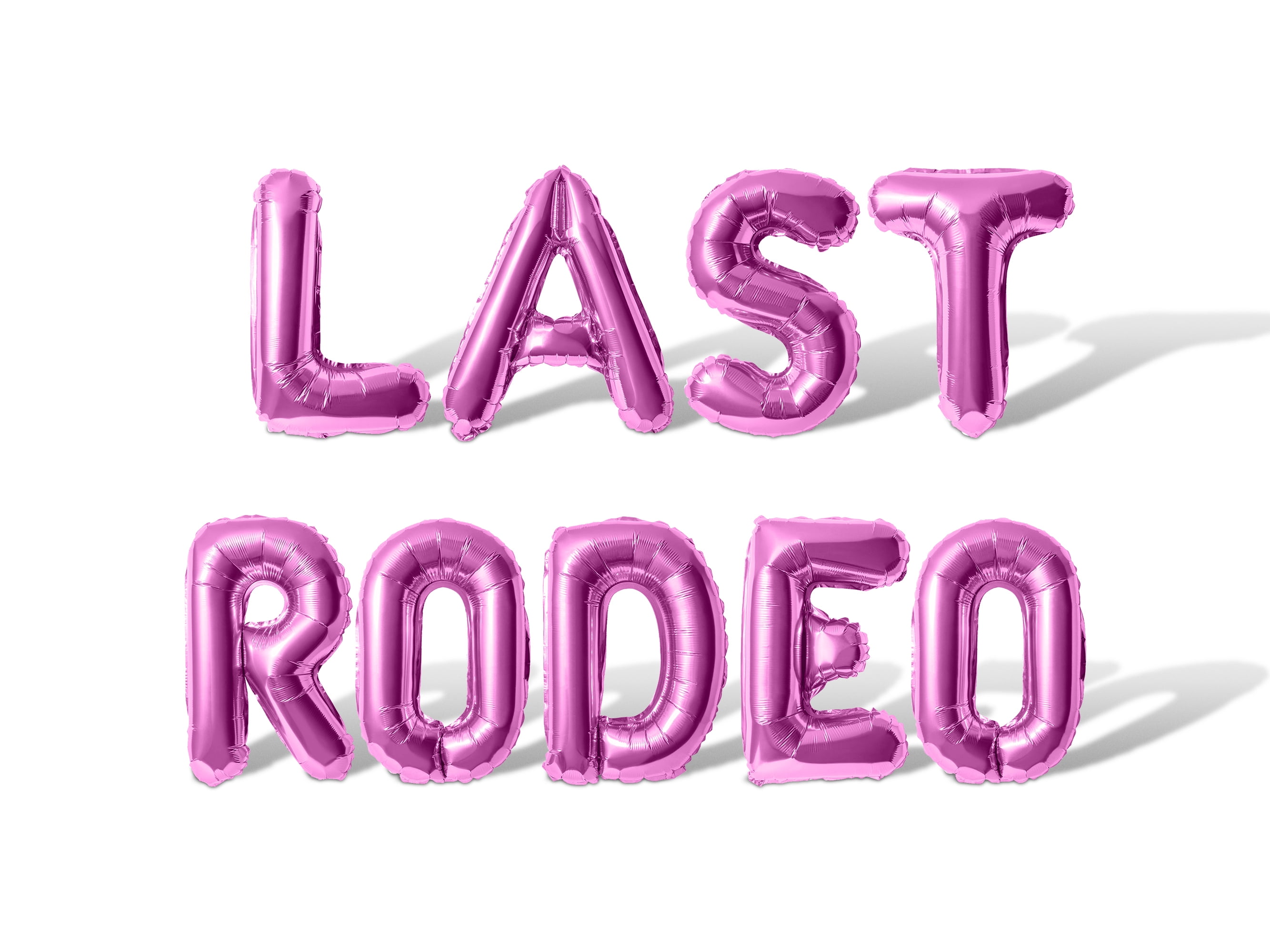 Letter Balloons - LAST RODEO 16" Inch Alphabet Letters Foil Mylar ...