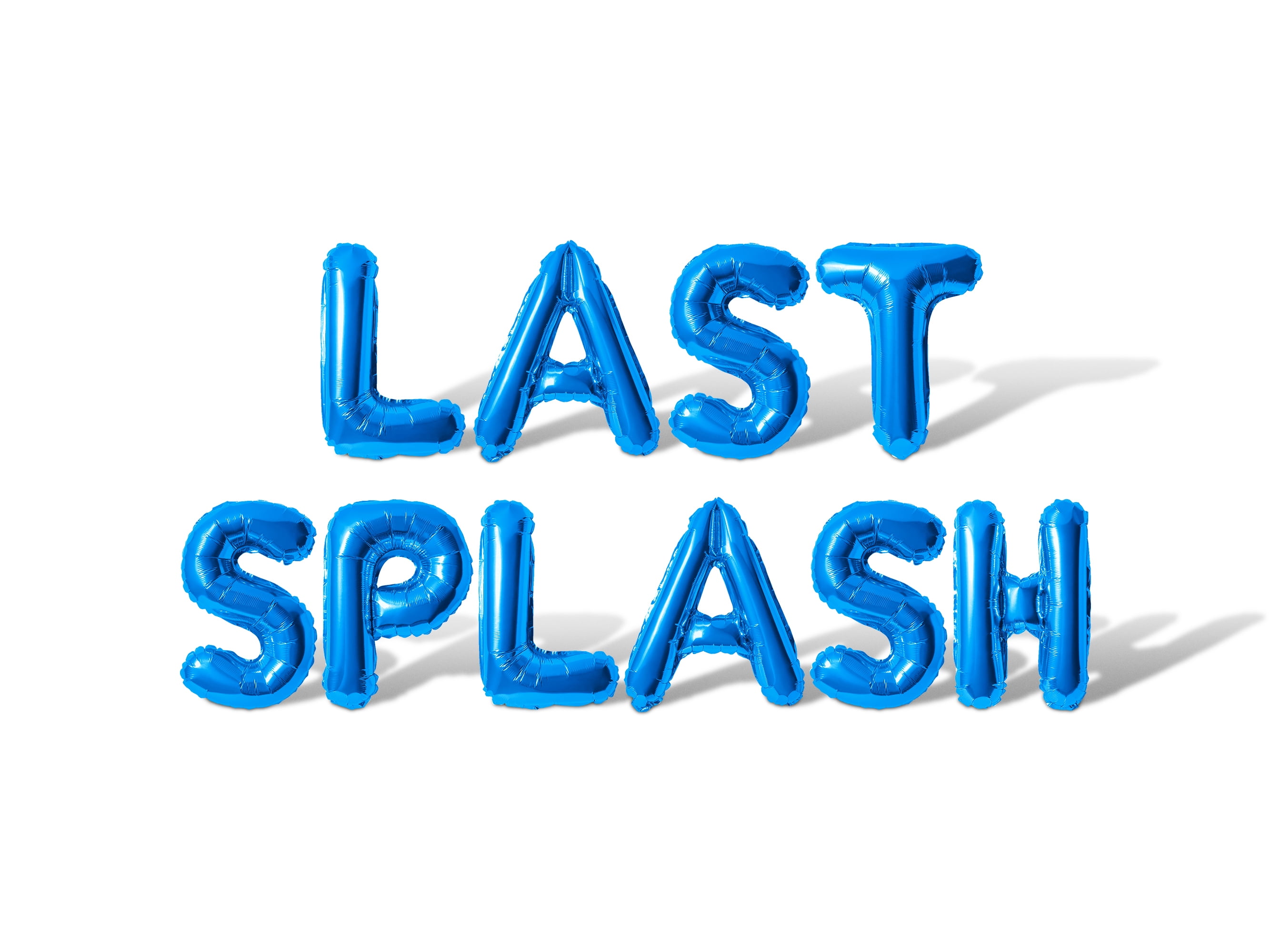 Letter Balloons - LAST SPLASH 16" Inch Alphabet Letters Foil Mylar ...