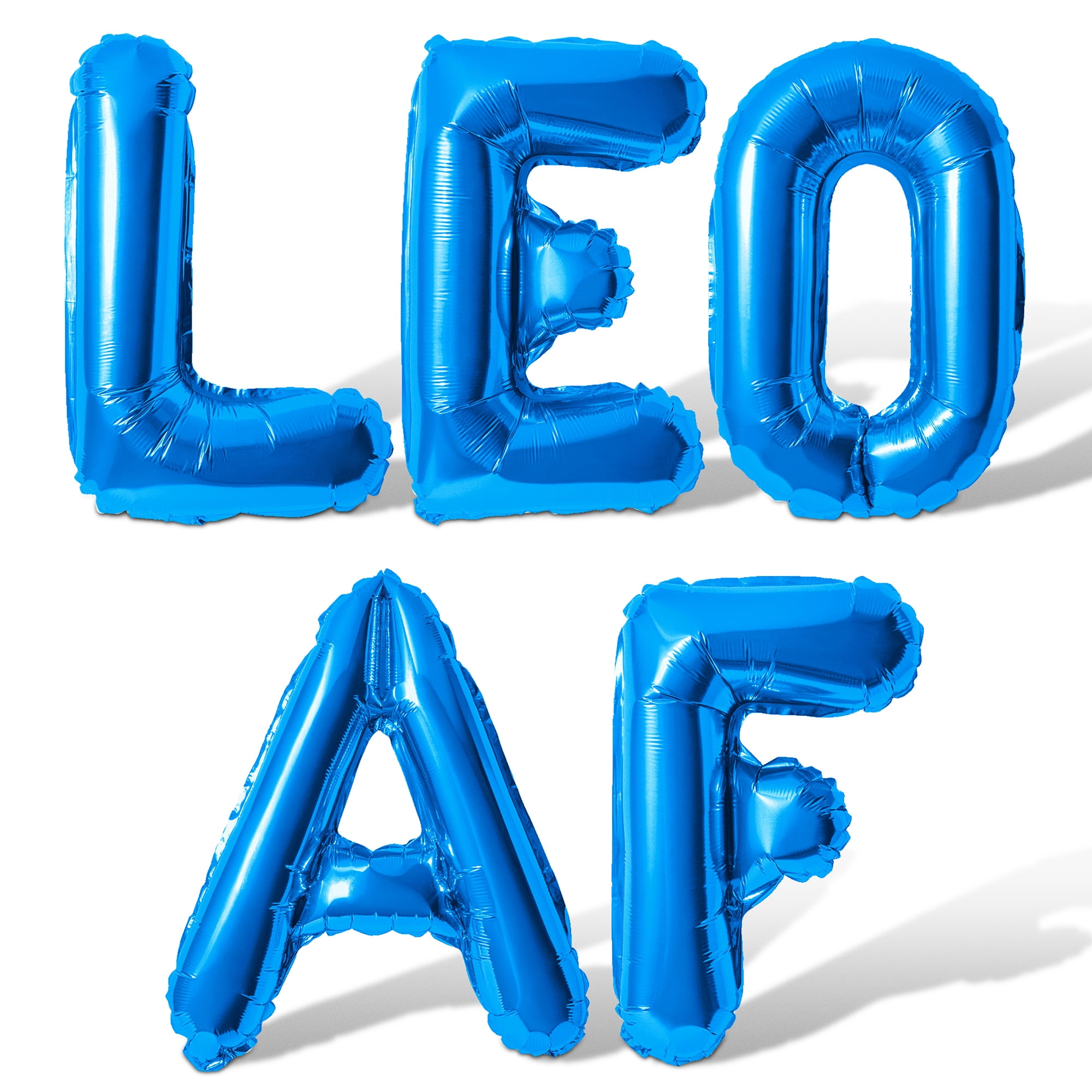 Letter Balloons - LEO AF 16" Inch Alphabet Letters Foil Mylar Balloon ...