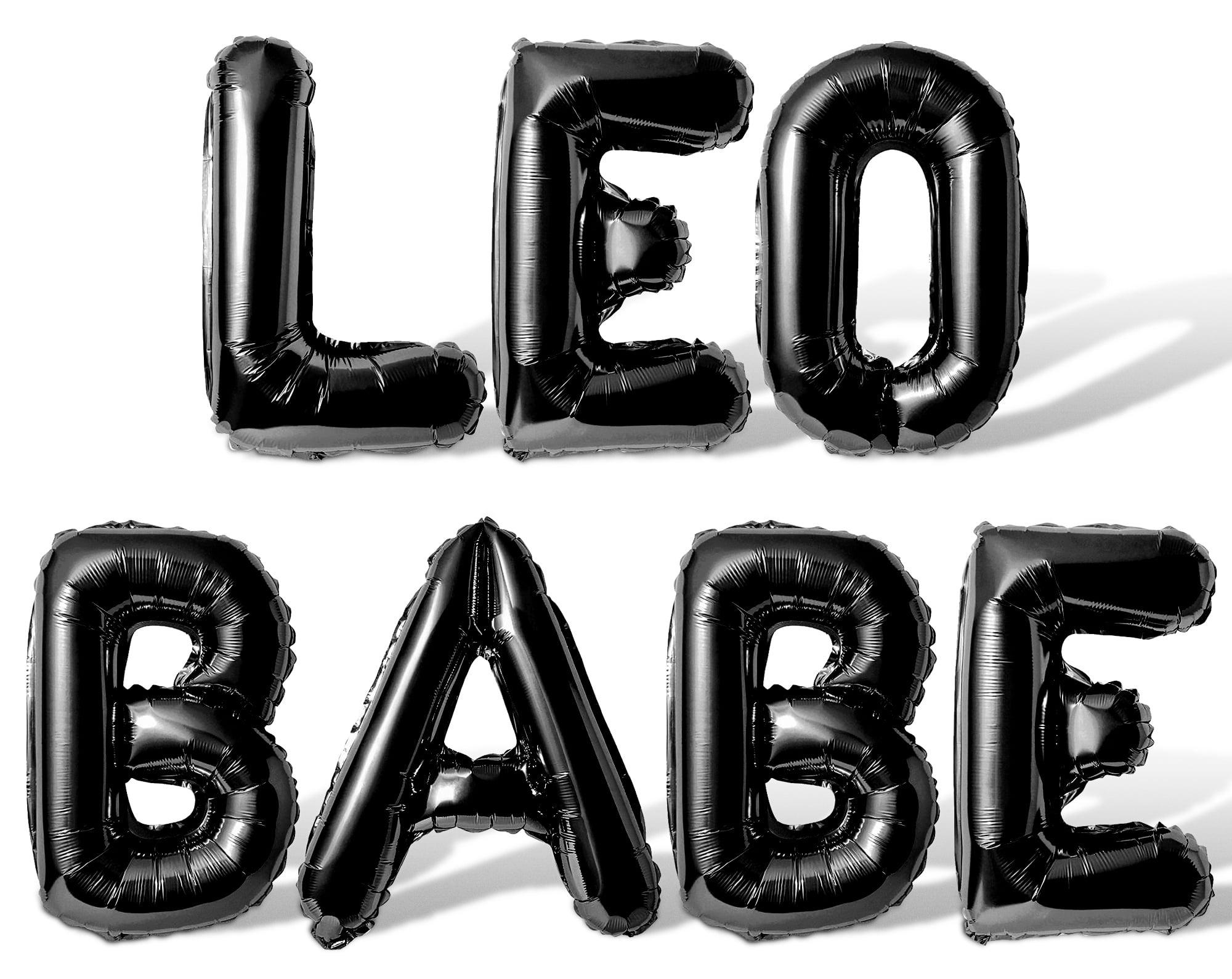 Letter Balloons - LEO BABE 16" Inch Alphabet Letters Foil Mylar Balloon ...