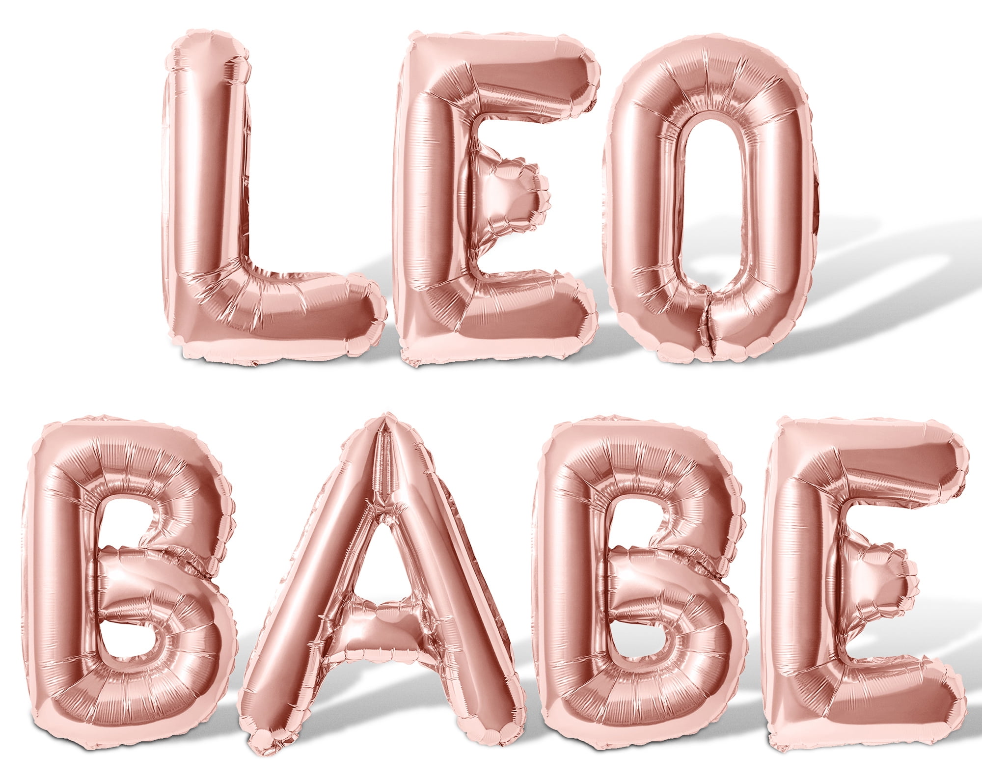 Letter Balloons - LEO BABE 16" Inch Alphabet Letters Foil Mylar Balloon ...