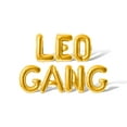 Letter Balloons - LEO GANG 16" Inch Alphabet Letters Foil Mylar Balloon ...