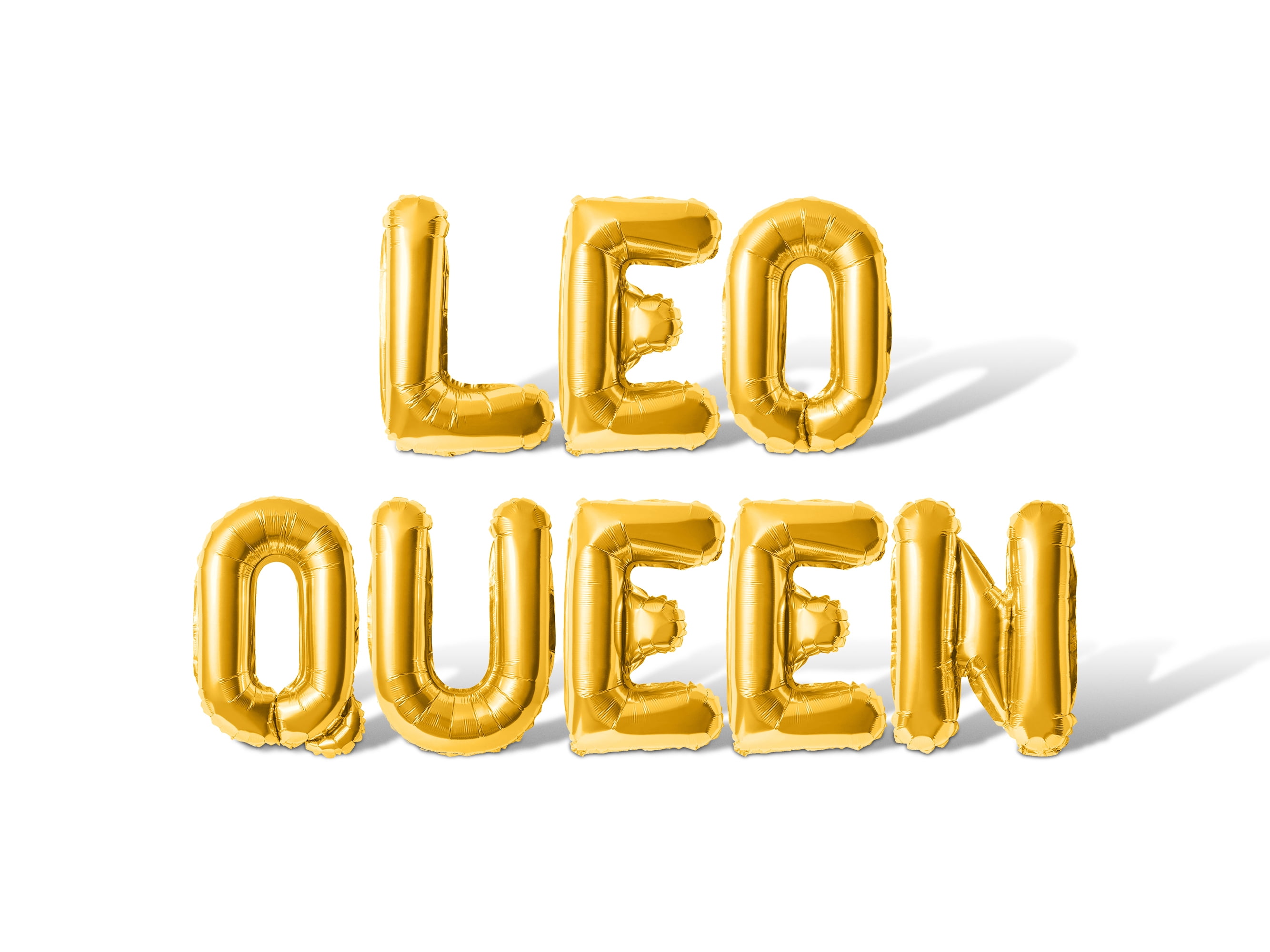 Letter Balloons - LEO QUEEN 16" Inch Alphabet Letters Foil Mylar ...