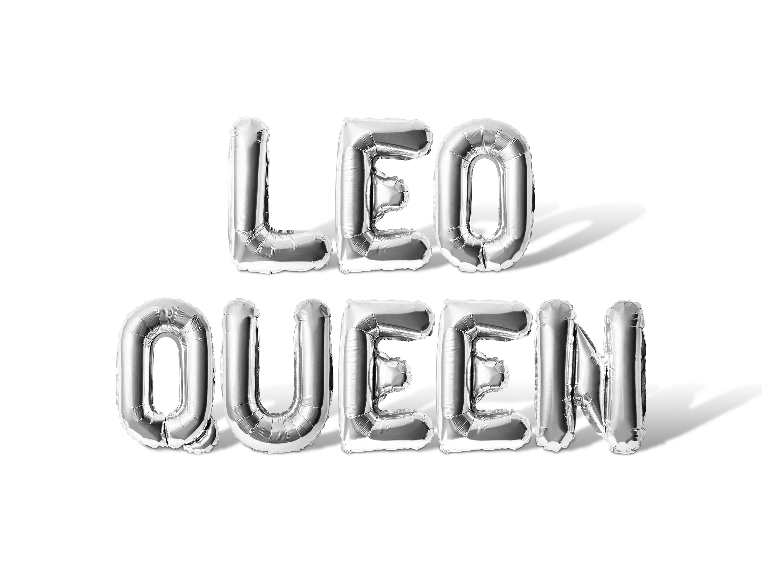 Letter Balloons - LEO QUEEN 16" Inch Alphabet Letters Foil Mylar ...