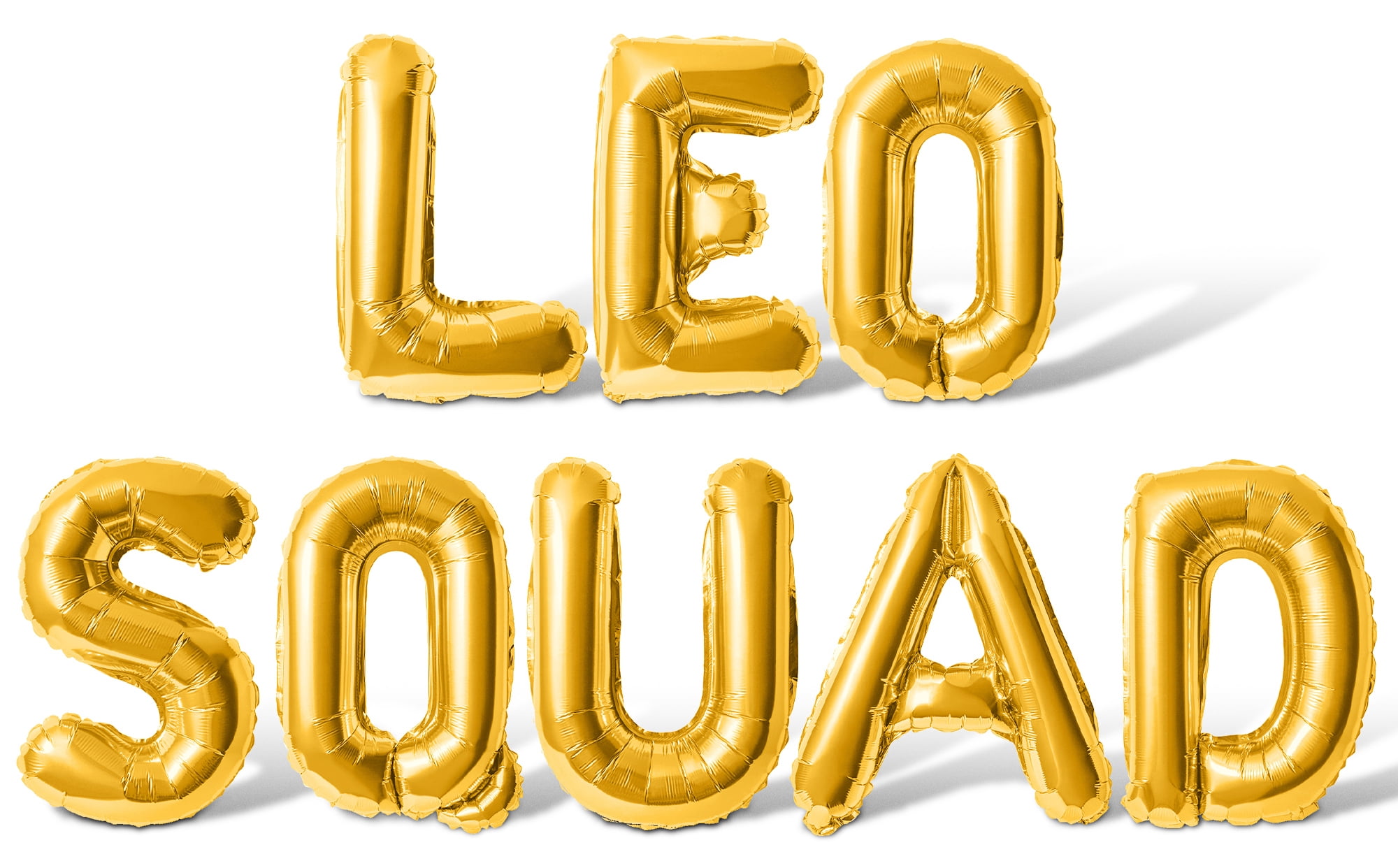 Letter Balloons - LEO SQUAD 16" Inch Alphabet Letters Foil Mylar ...