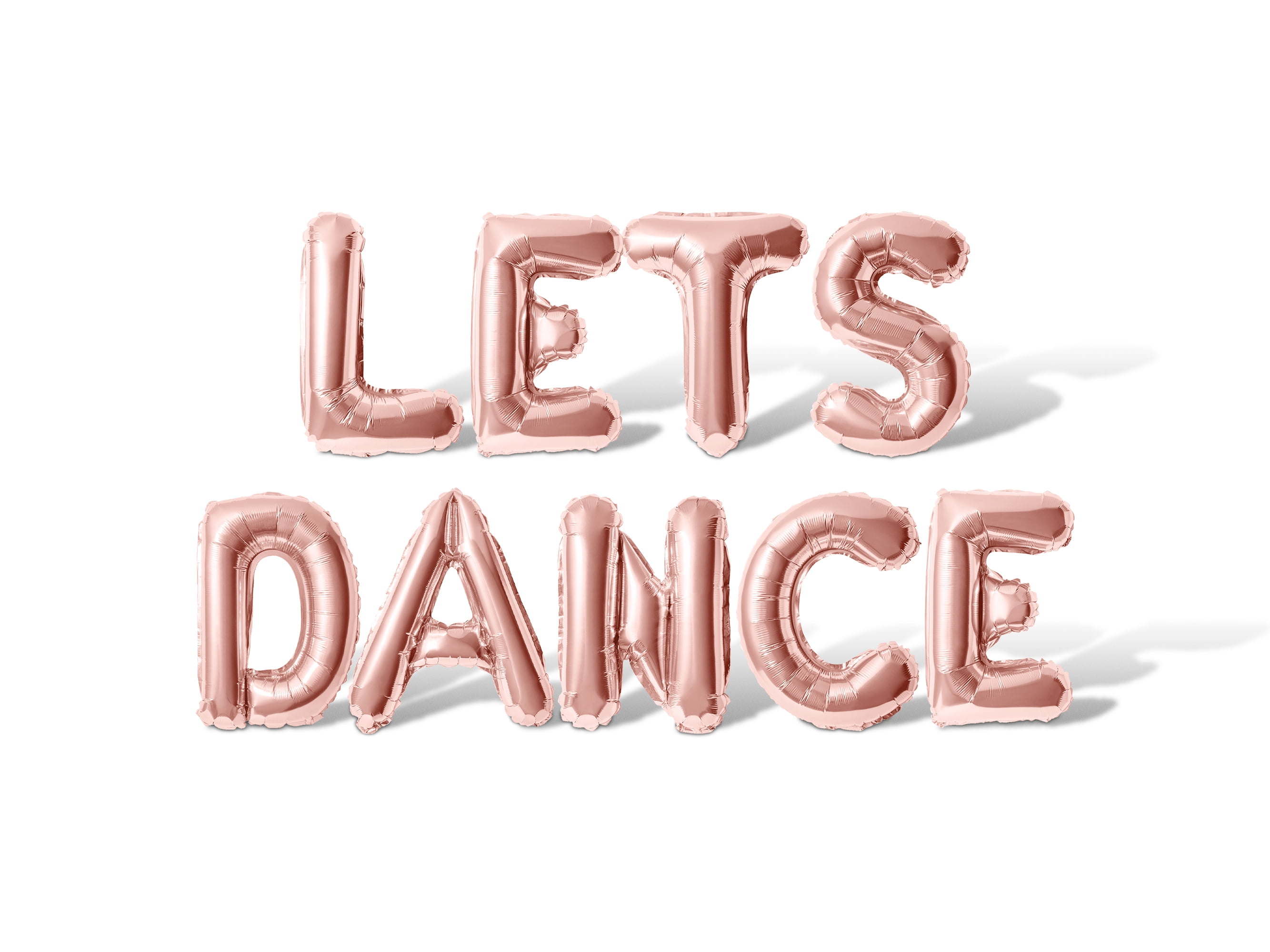Letter Balloons - LETS DANCE 16" Inch Alphabet Letters Foil Mylar ...
